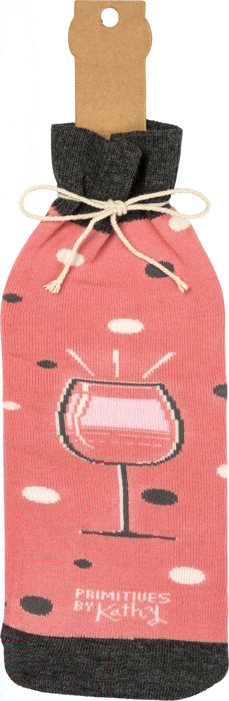 Friends Bring Happiness Bottle Sock | Primitives By Kathy
