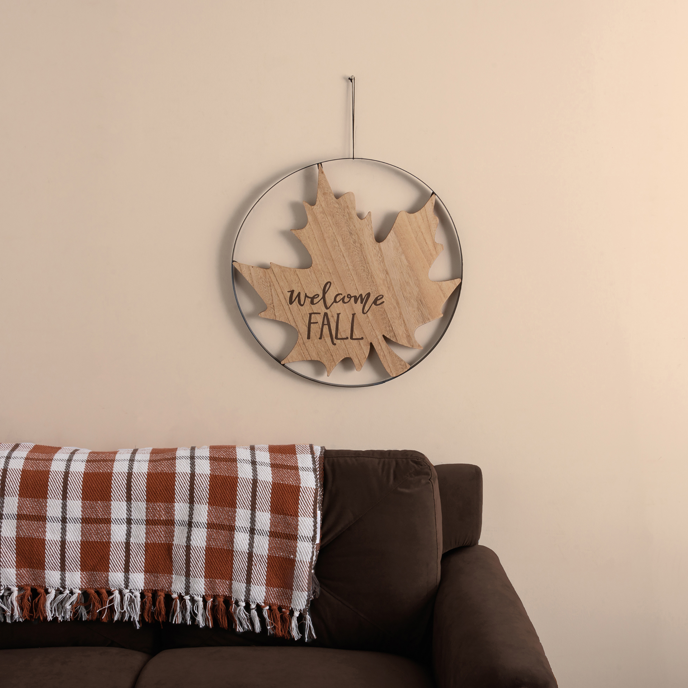 Welcome Home Leaf Wall Sign | Primitives By Kathy