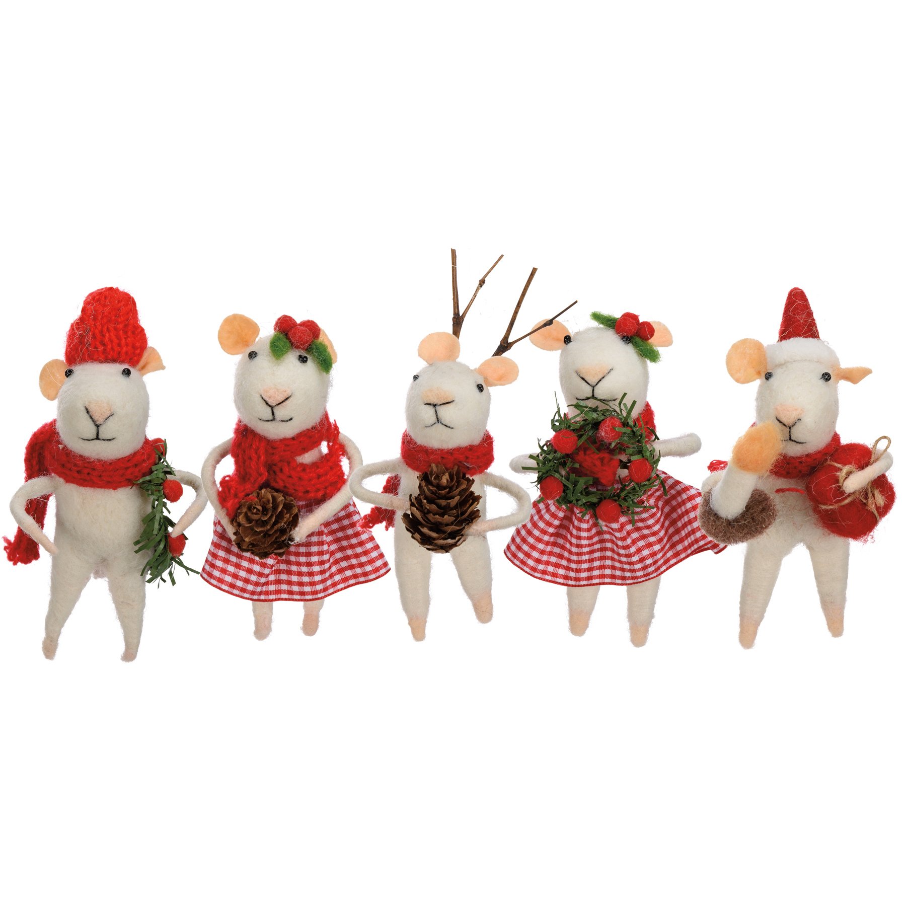 Christmas Mice Critter Set | Primitives By Kathy