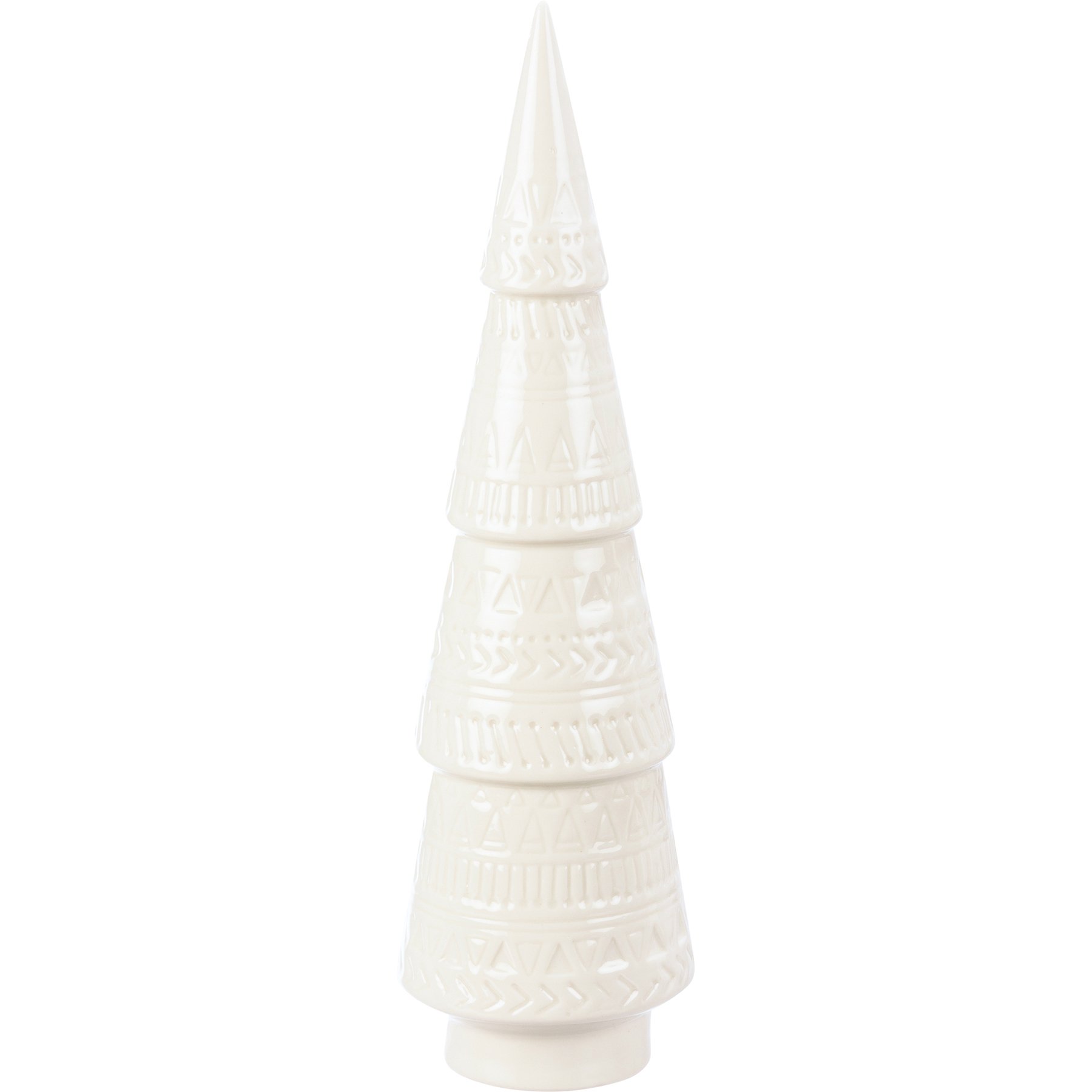 White Ceramic Christmas Tree Set | Primitives By Kathy