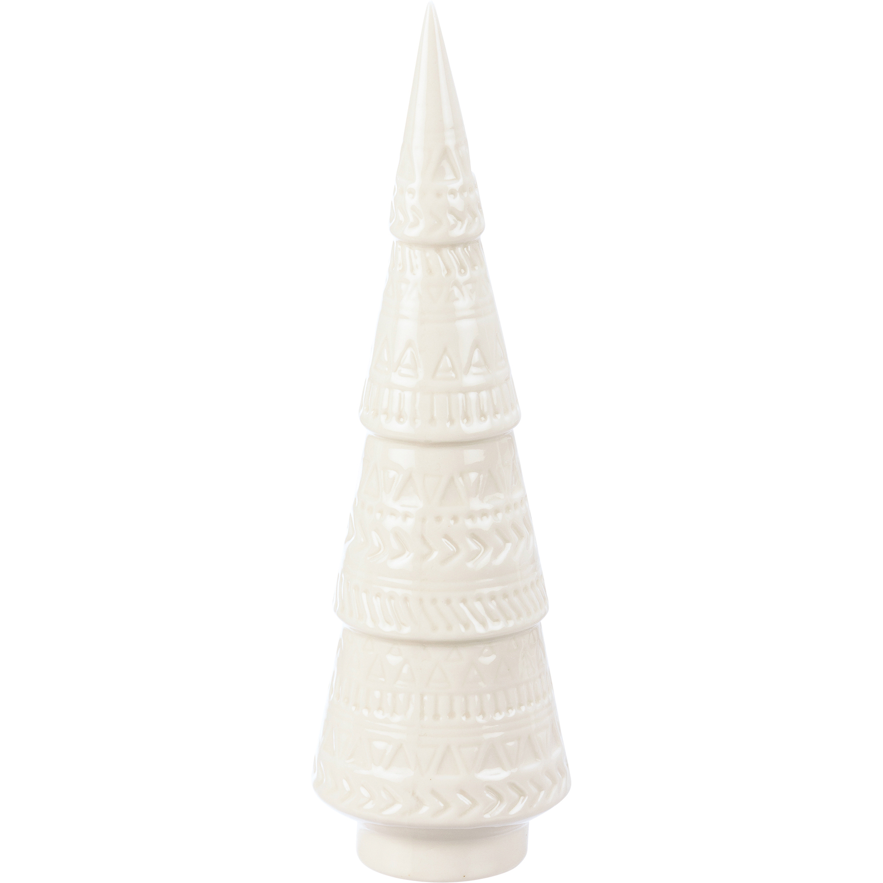 White Ceramic Christmas Tree Set | Primitives By Kathy