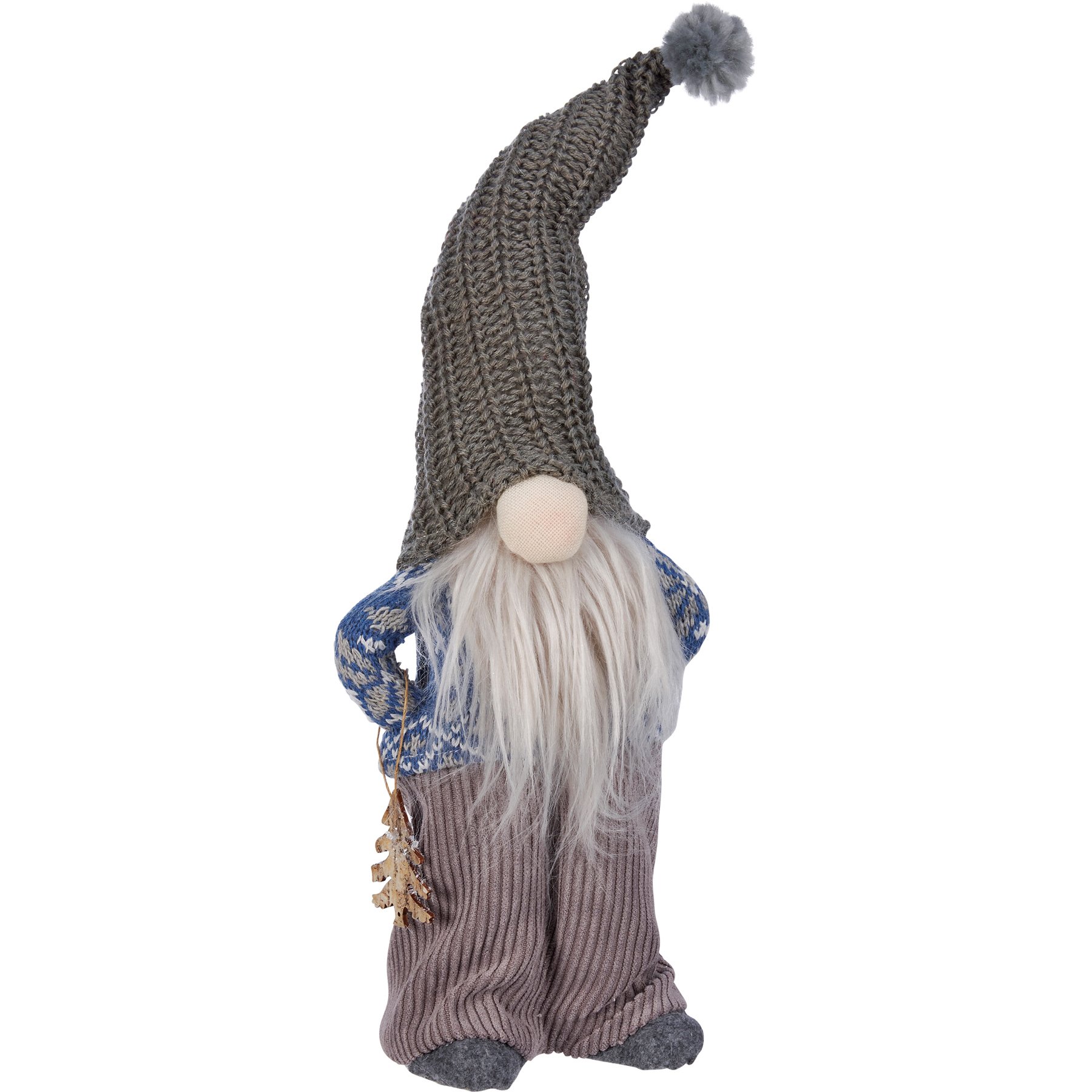Standing Gray Gnome Sitter | Primitives By Kathy
