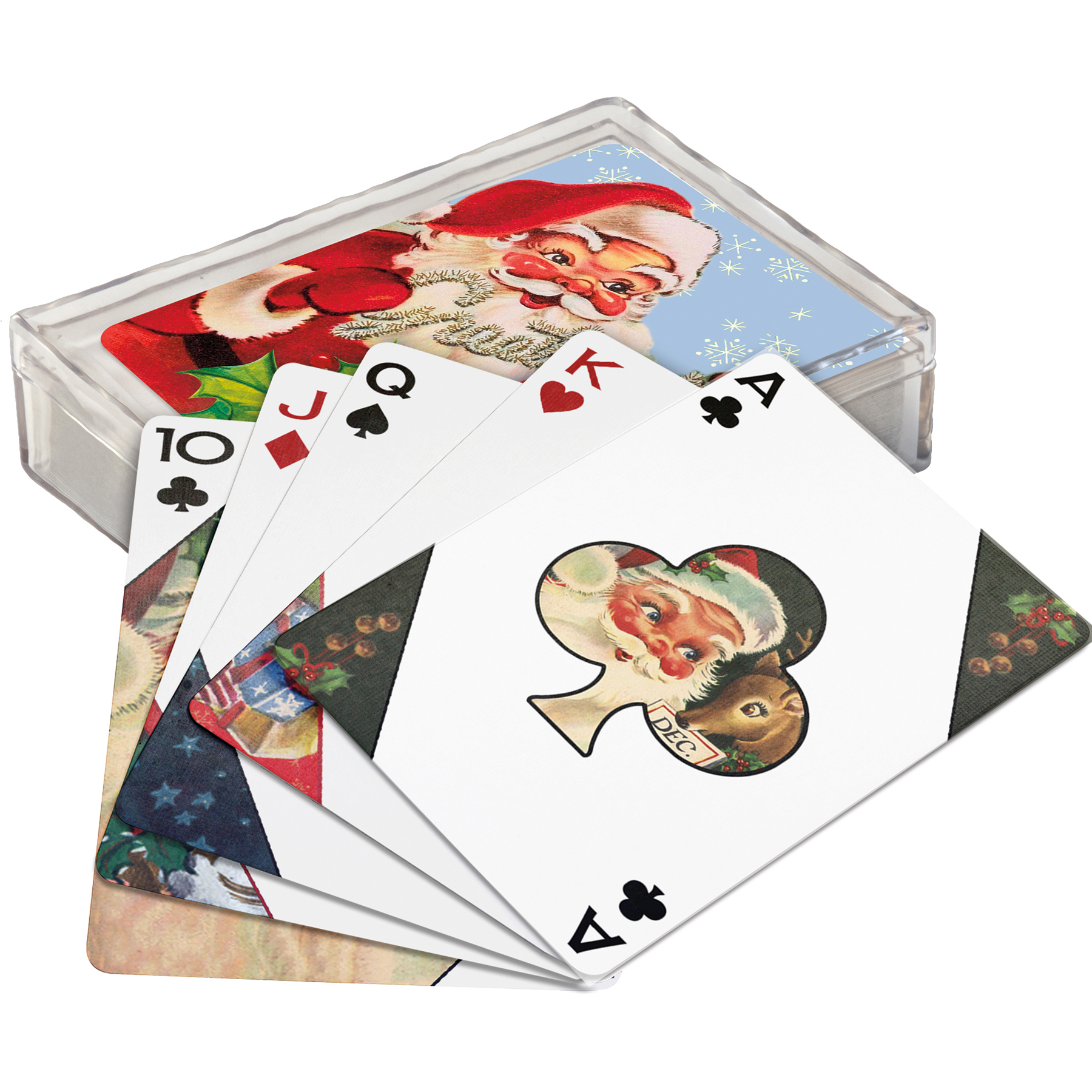 Santa Claus Playing Cards | Primitives By Kathy