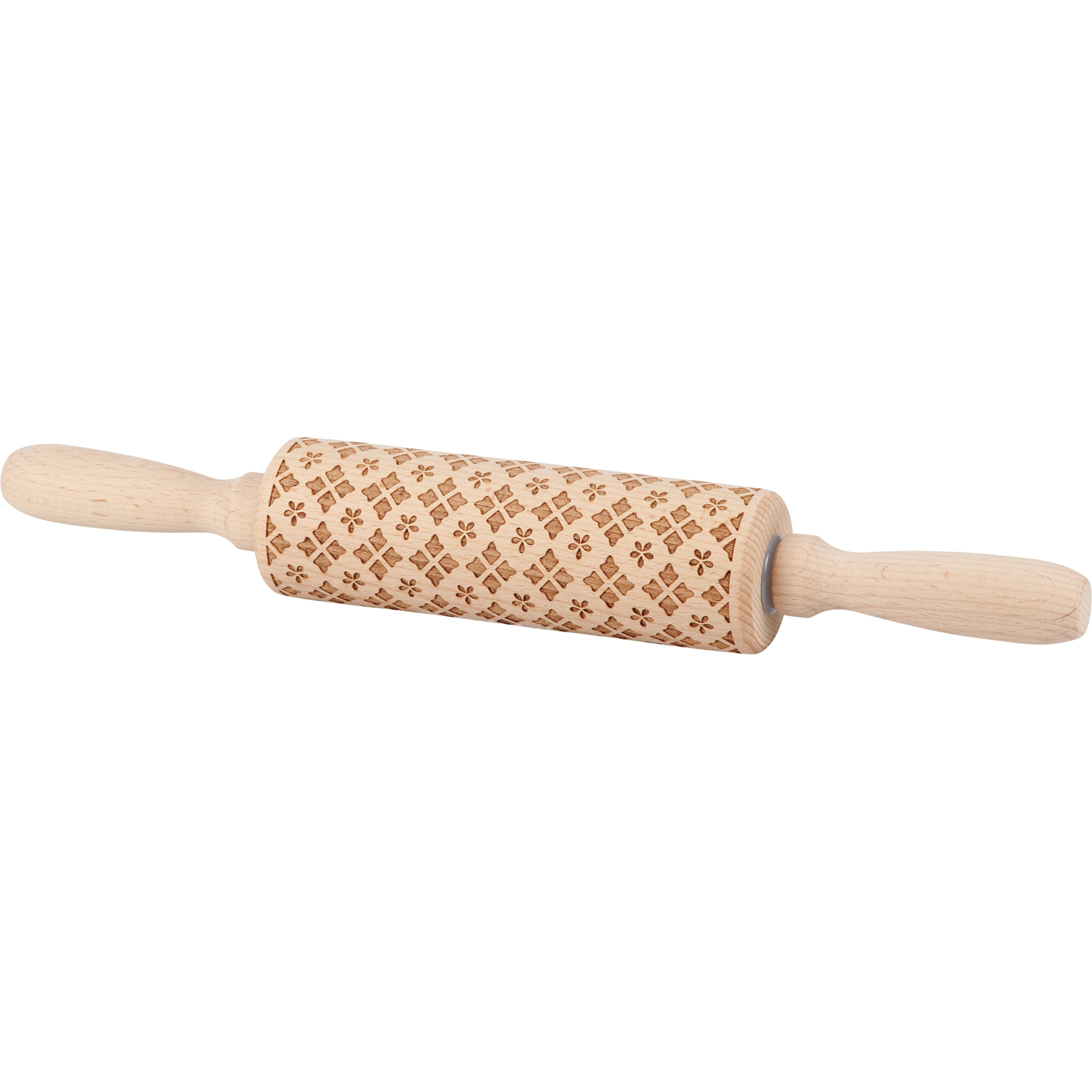 Small Diamond Embossed Rolling Pin | Primitives By Kathy