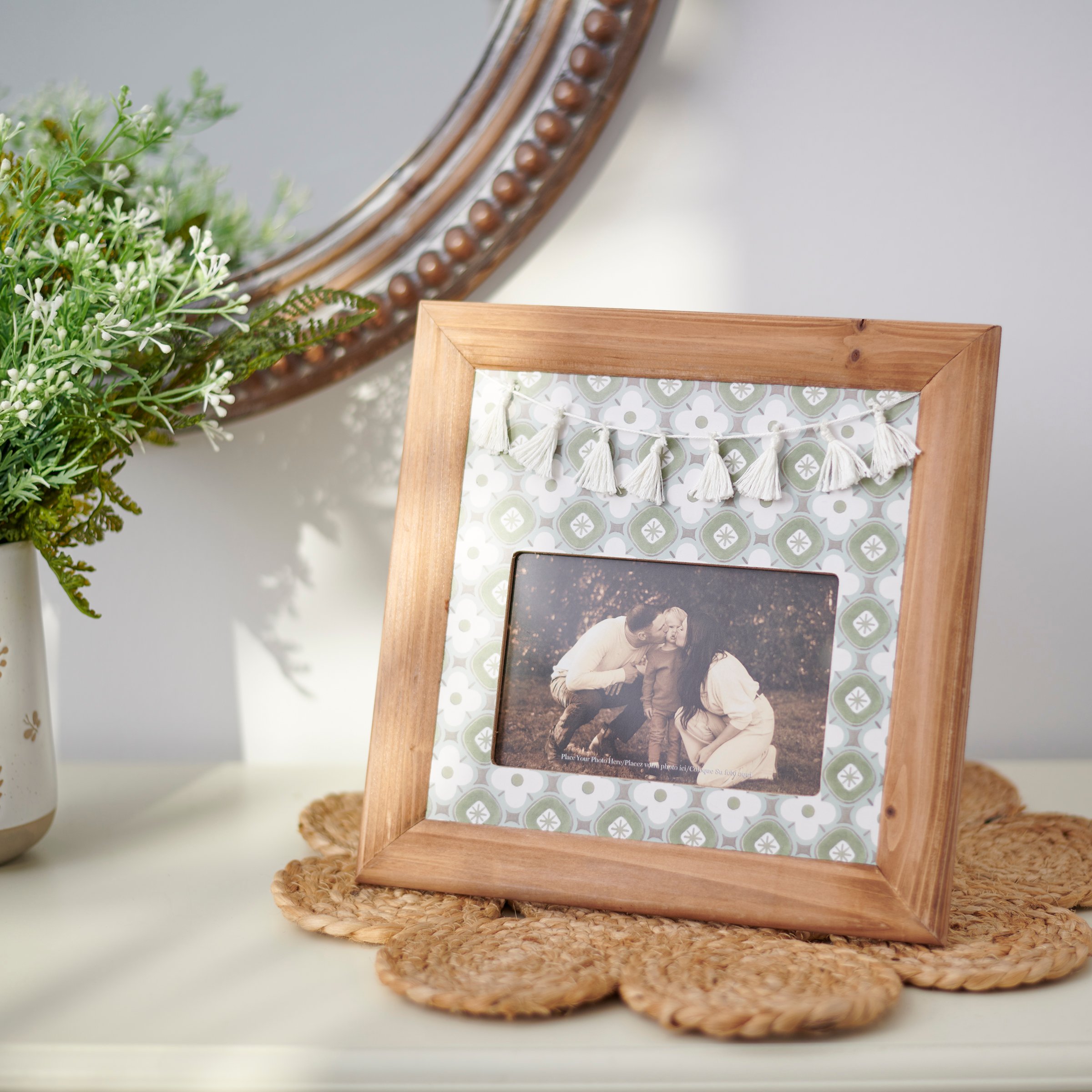 Floral Pattern Photo Frame | Primitives By Kathy