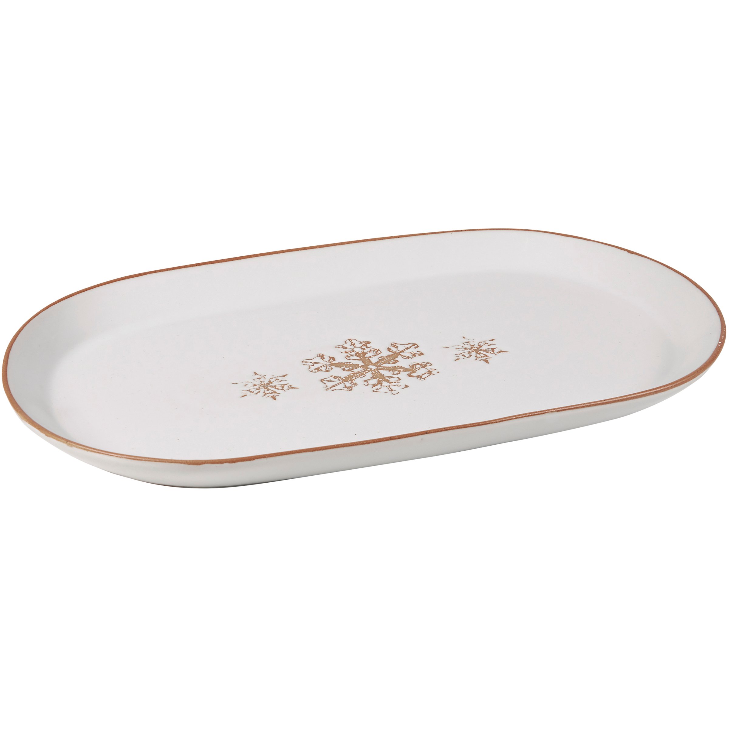 Snowflake Oval Platter | Primitives By Kathy