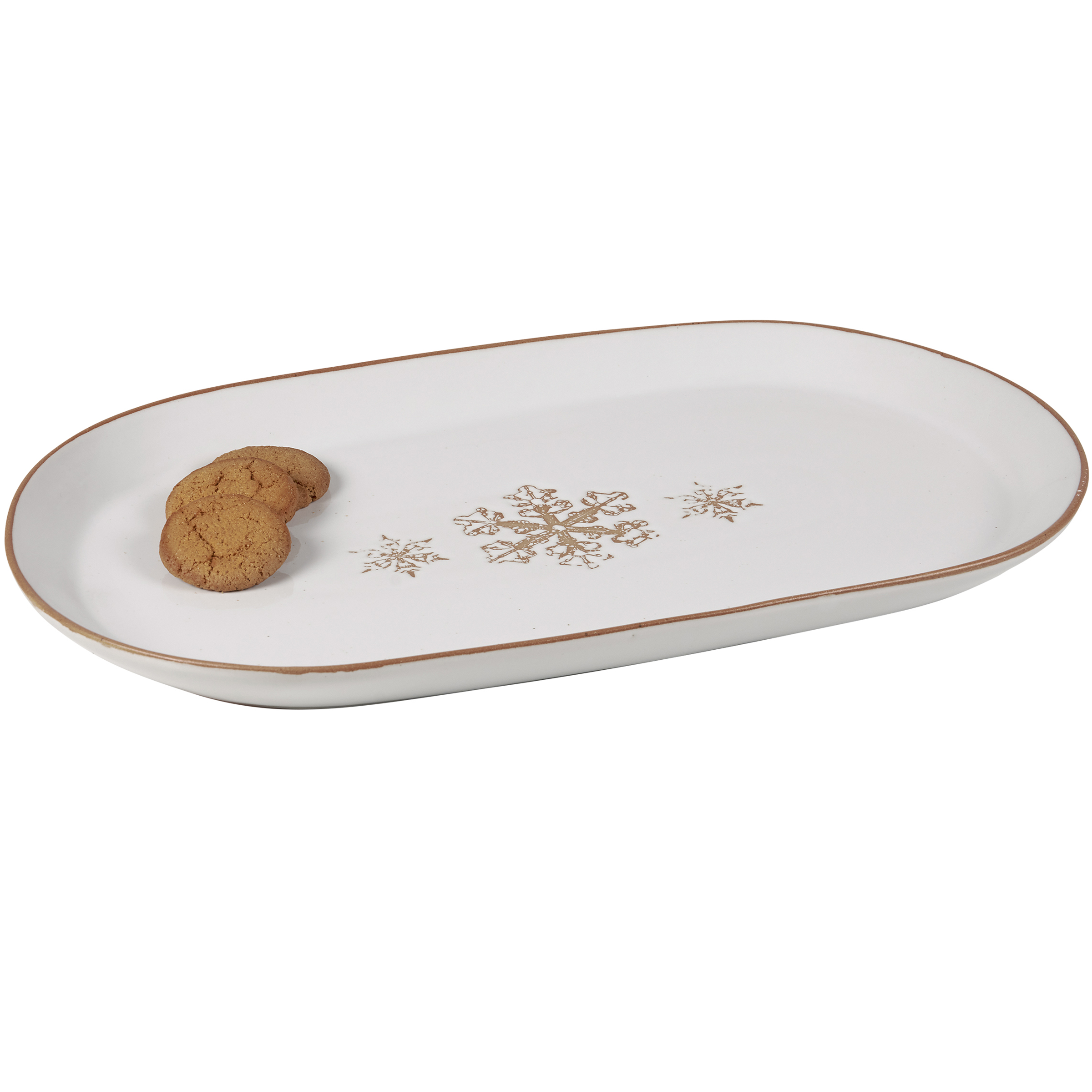 Snowflake Oval Platter | Primitives By Kathy