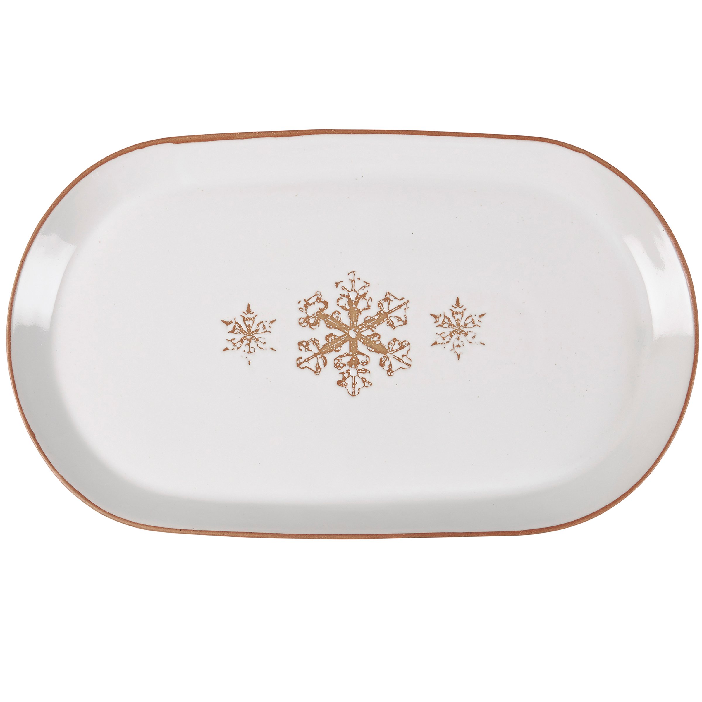 Snowflake Oval Platter | Primitives By Kathy