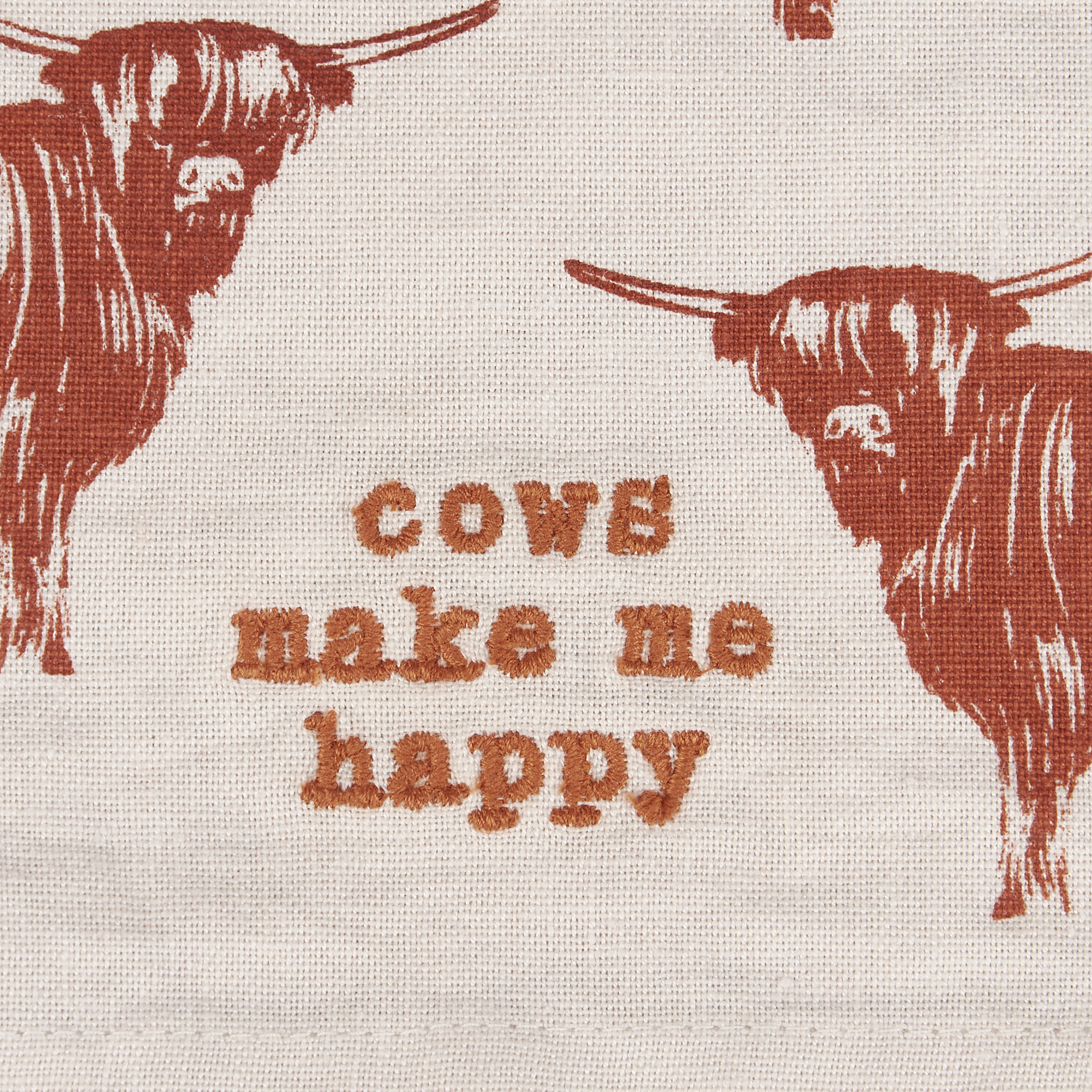 Cows Make Me Happy Kitchen Towel | Primitives By Kathy