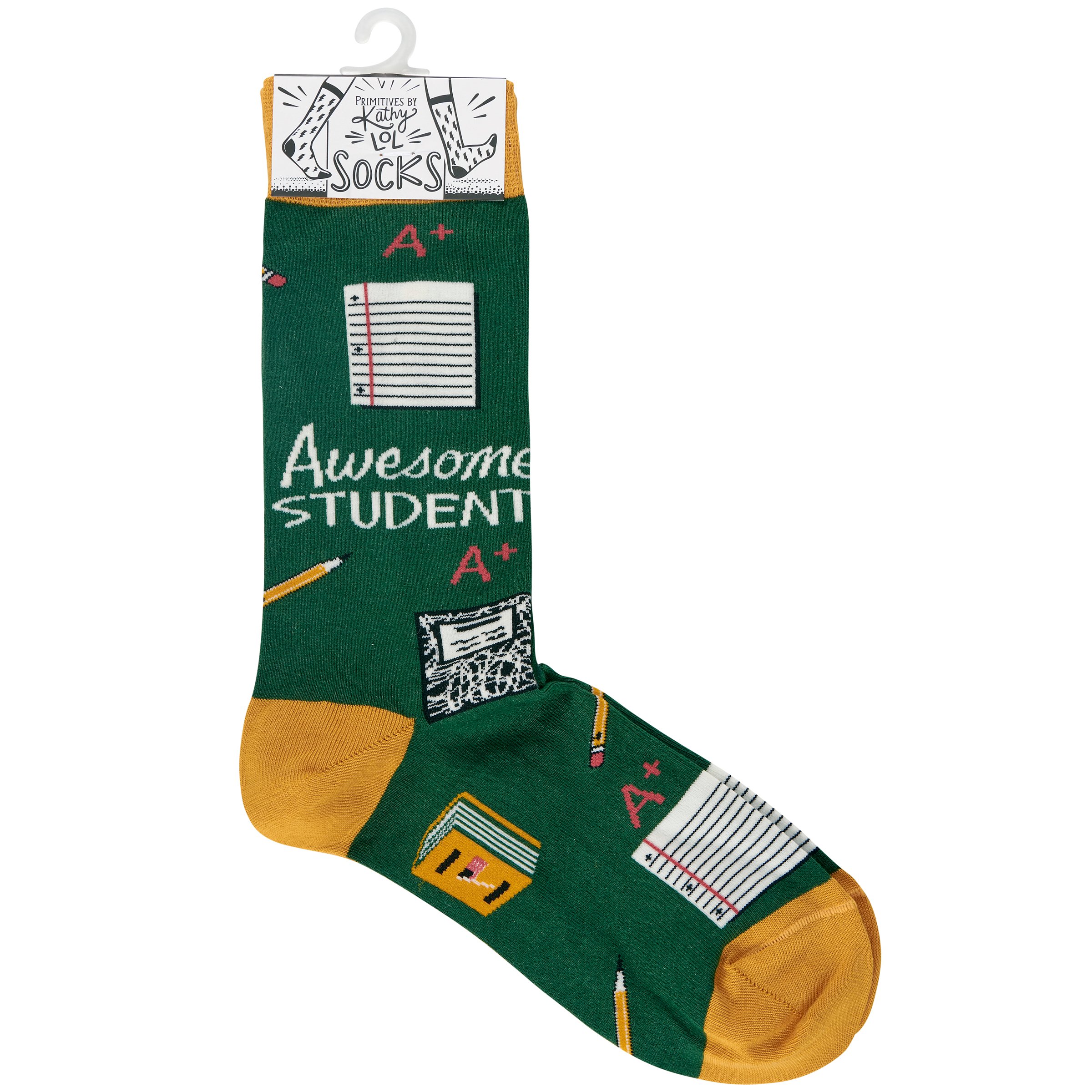Awesome Student Socks | Primitives By Kathy