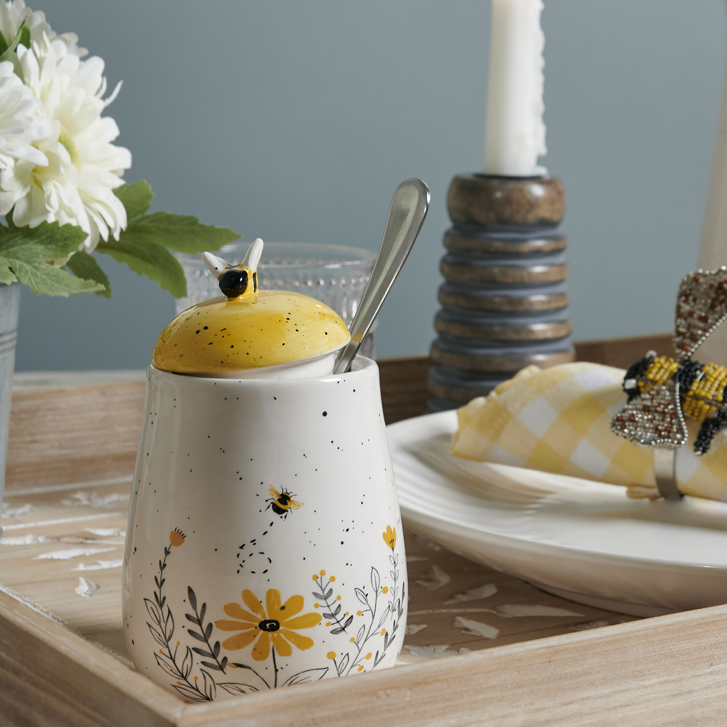 Bee Sugar Bowl | Primitives By Kathy