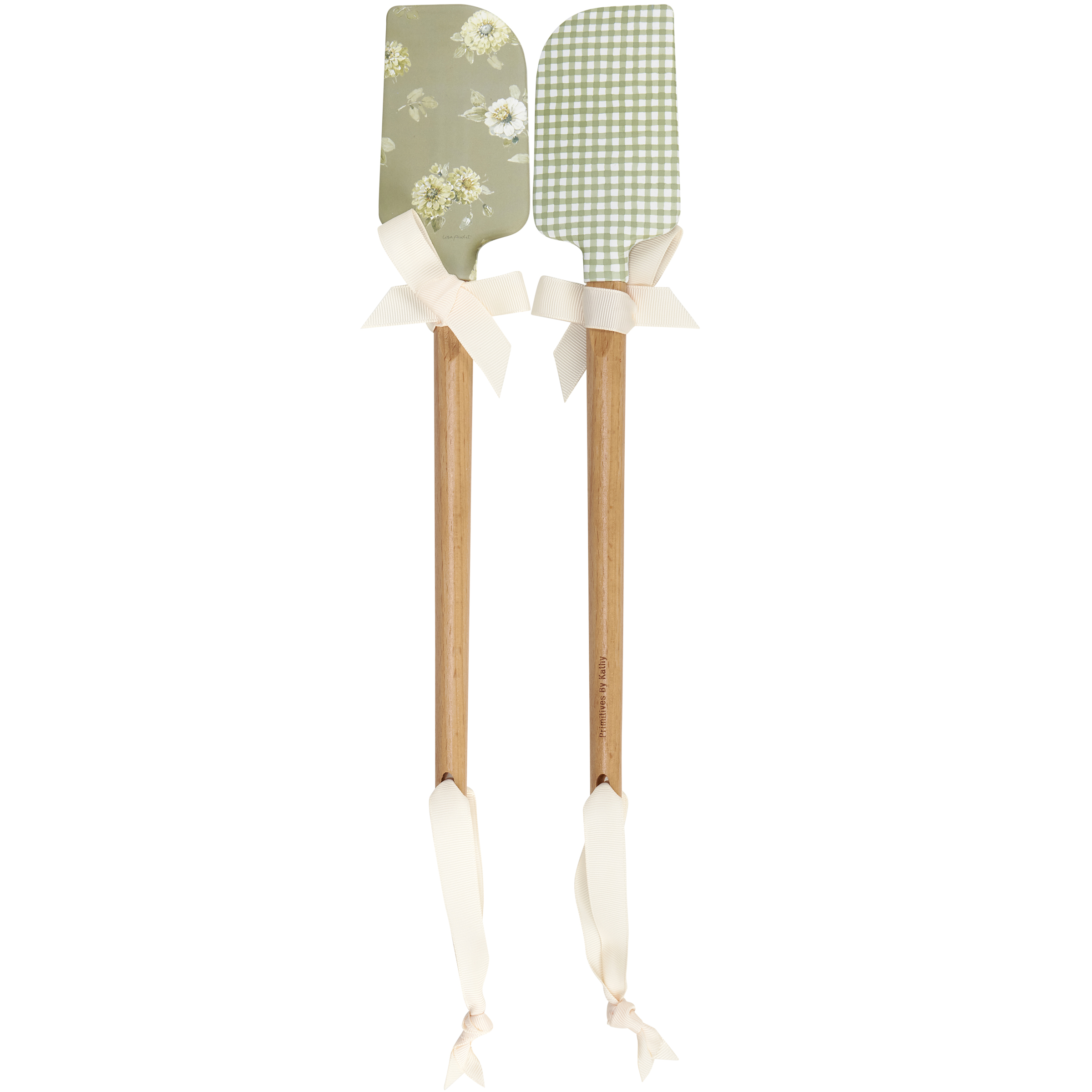 Green Floral Spatula | Primitives By Kathy