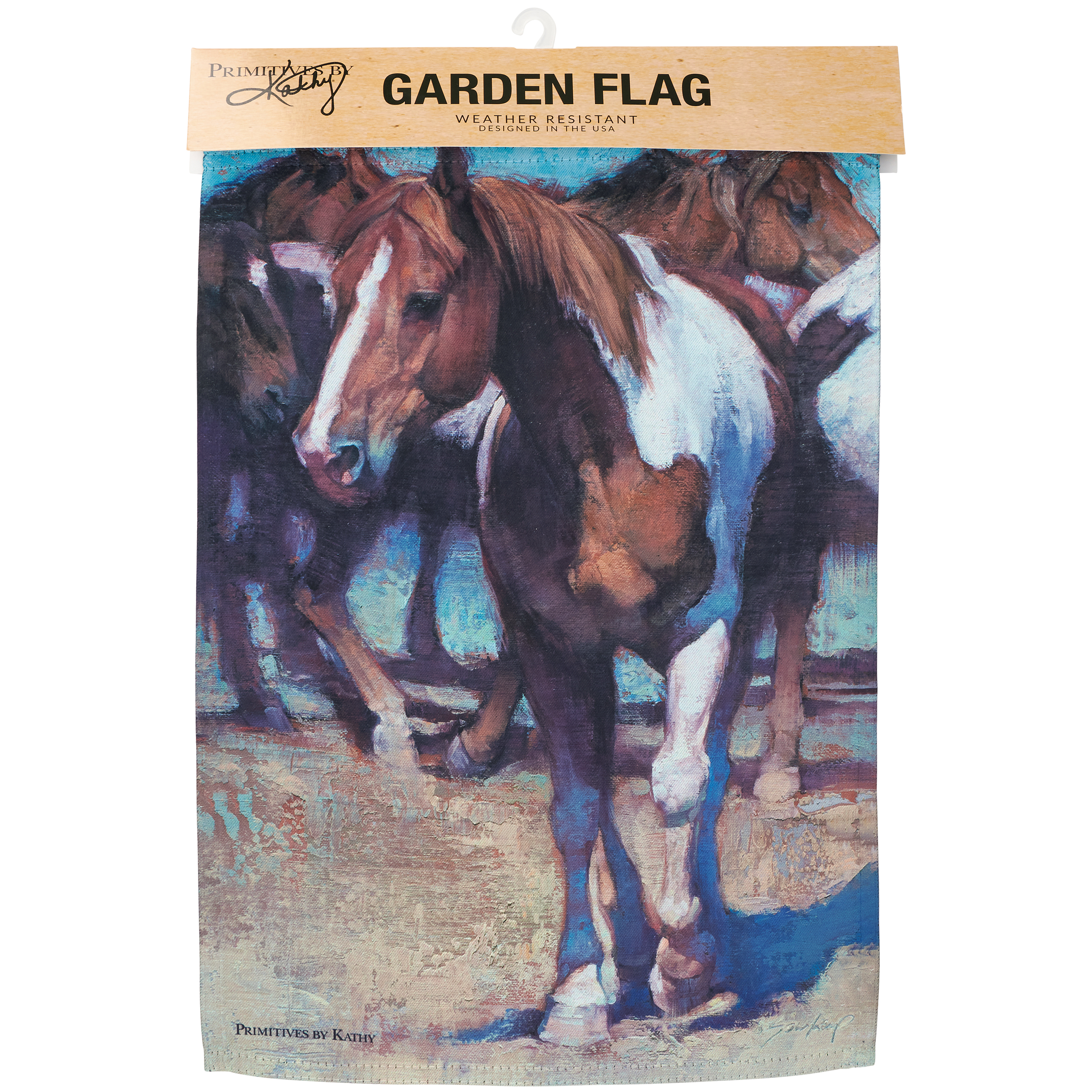 Painted Horse Garden Flag | Primitives By Kathy
