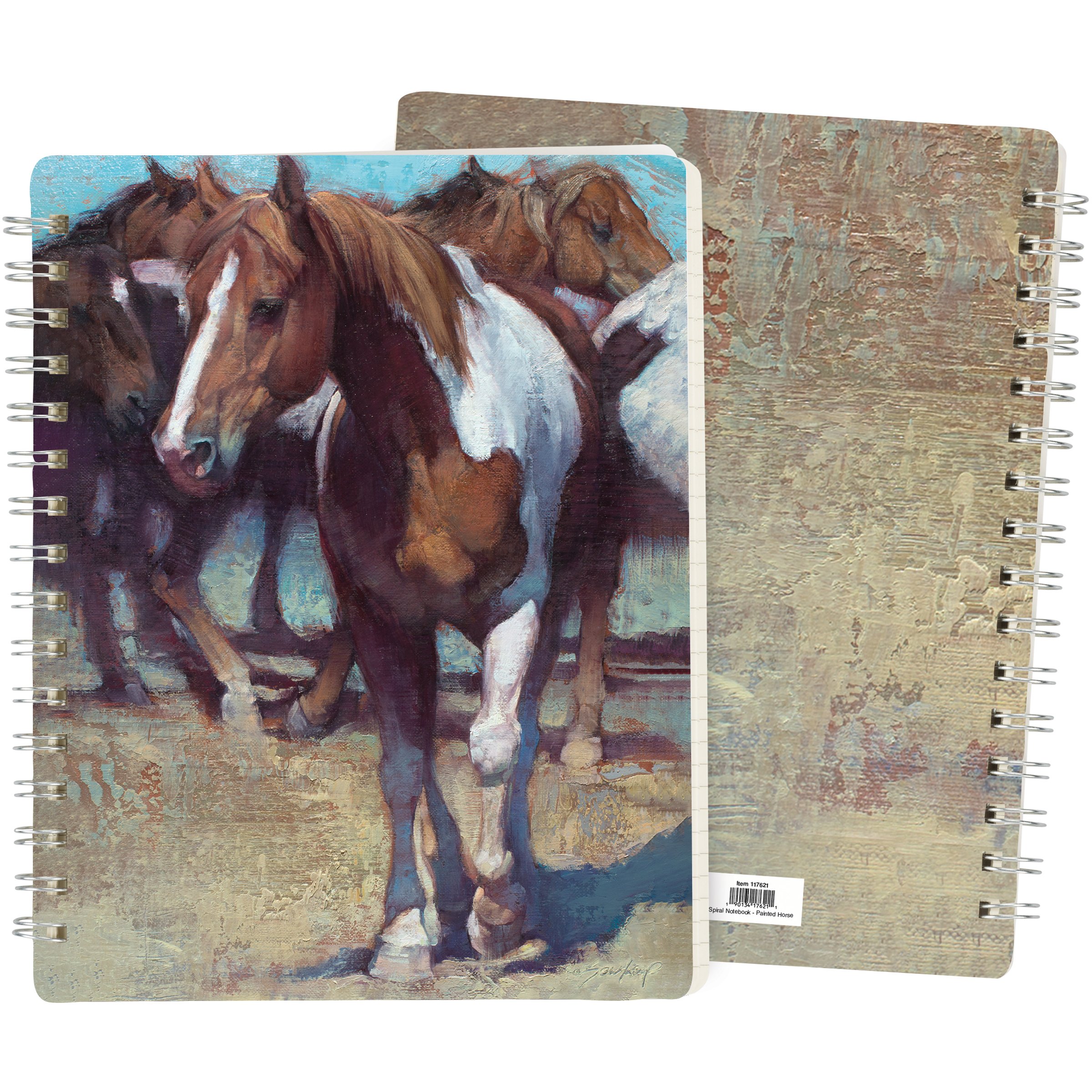 Spiral Painted Horse Notebook | Primitives By Kathy