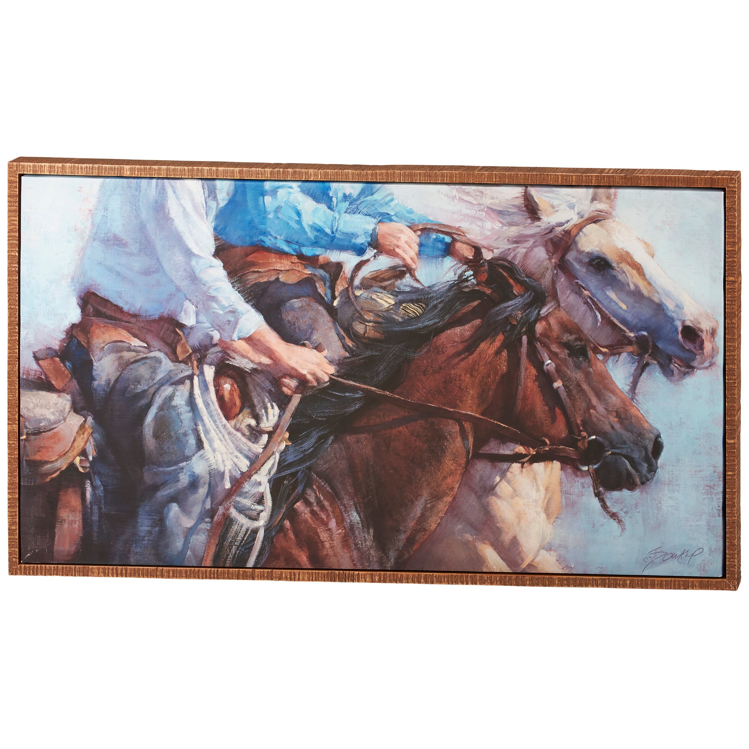 Western Riders Canvas Wall Art | Primitives By Kathy