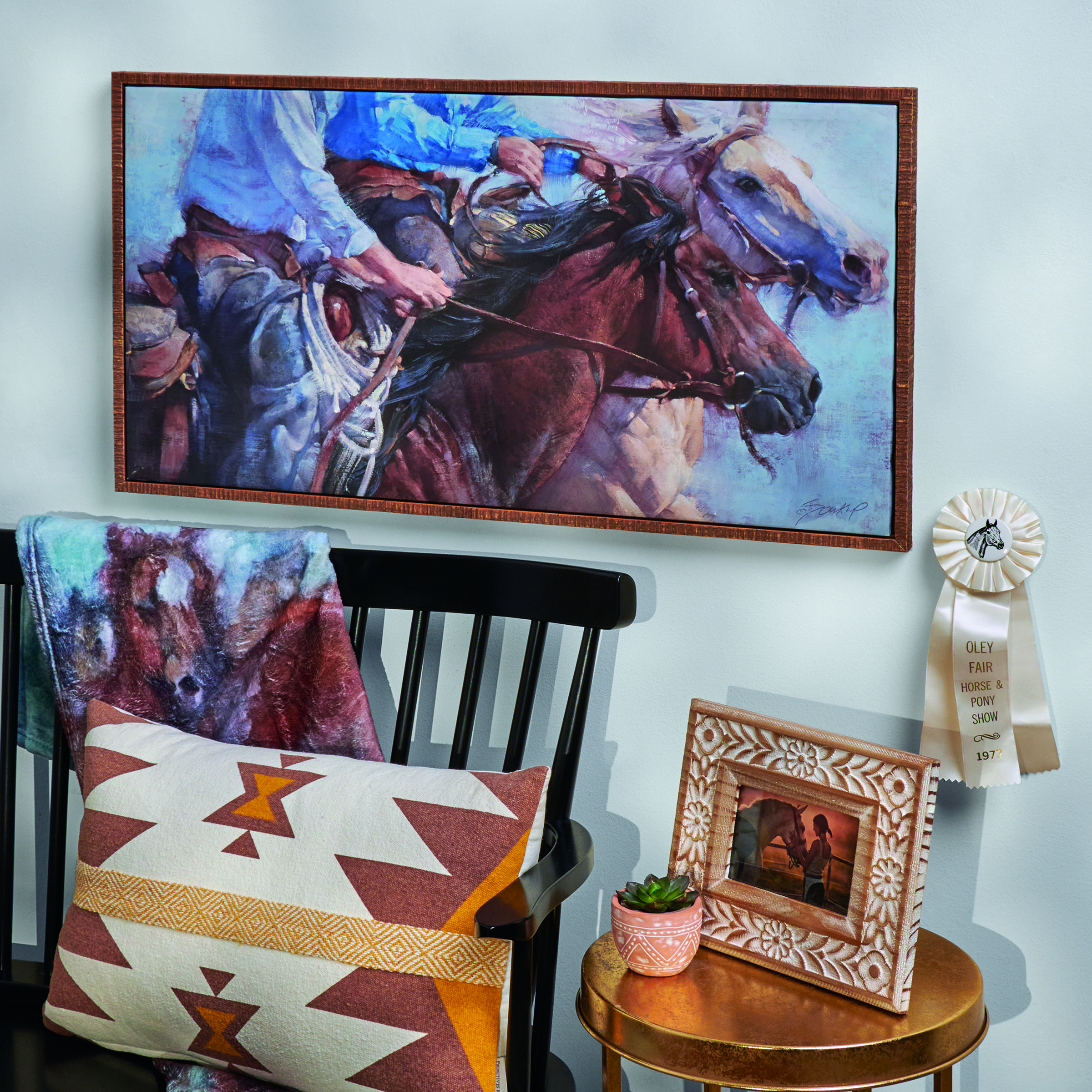 Western Riders Canvas Wall Art | Primitives By Kathy