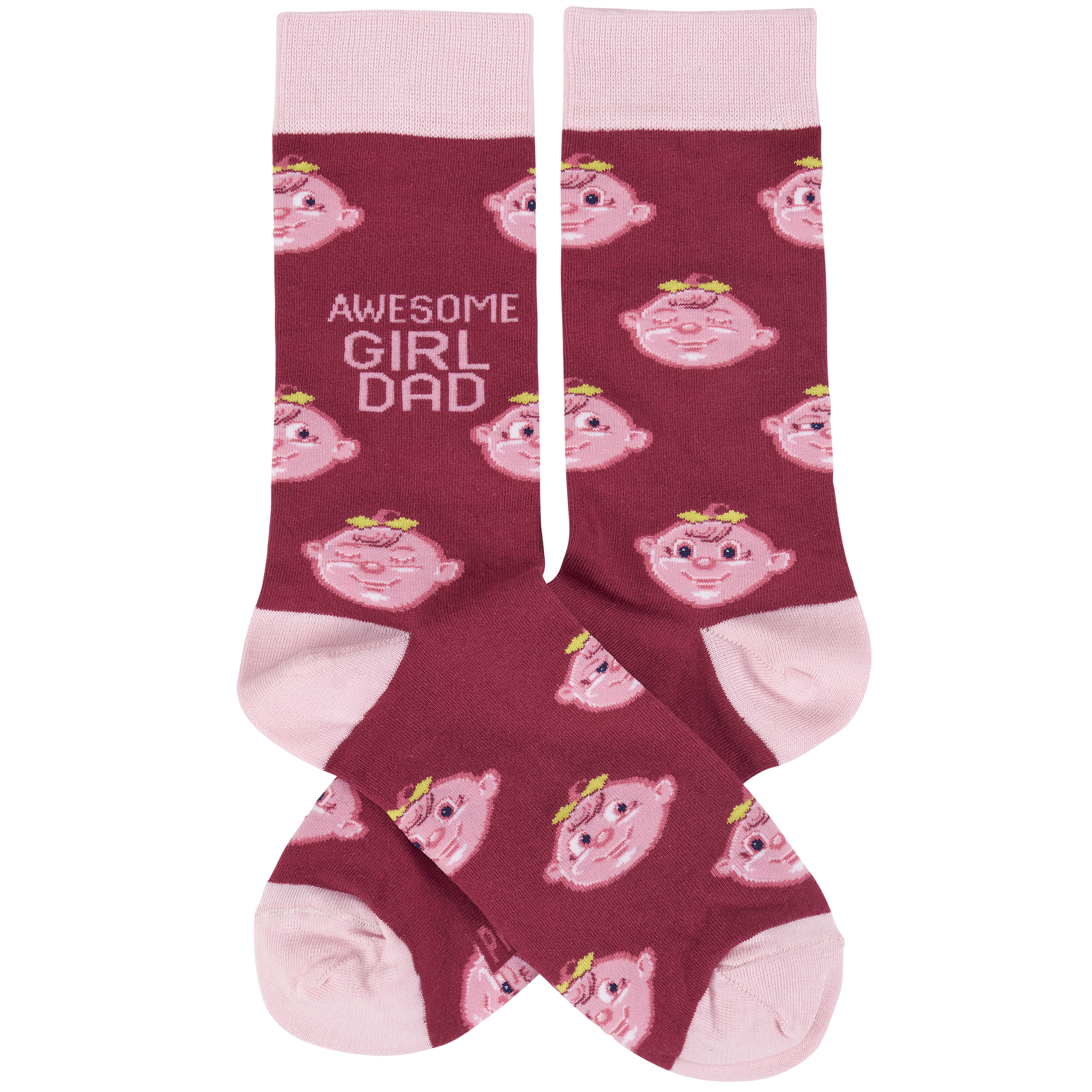 Awesome Girl Dad Socks | Primitives By Kathy