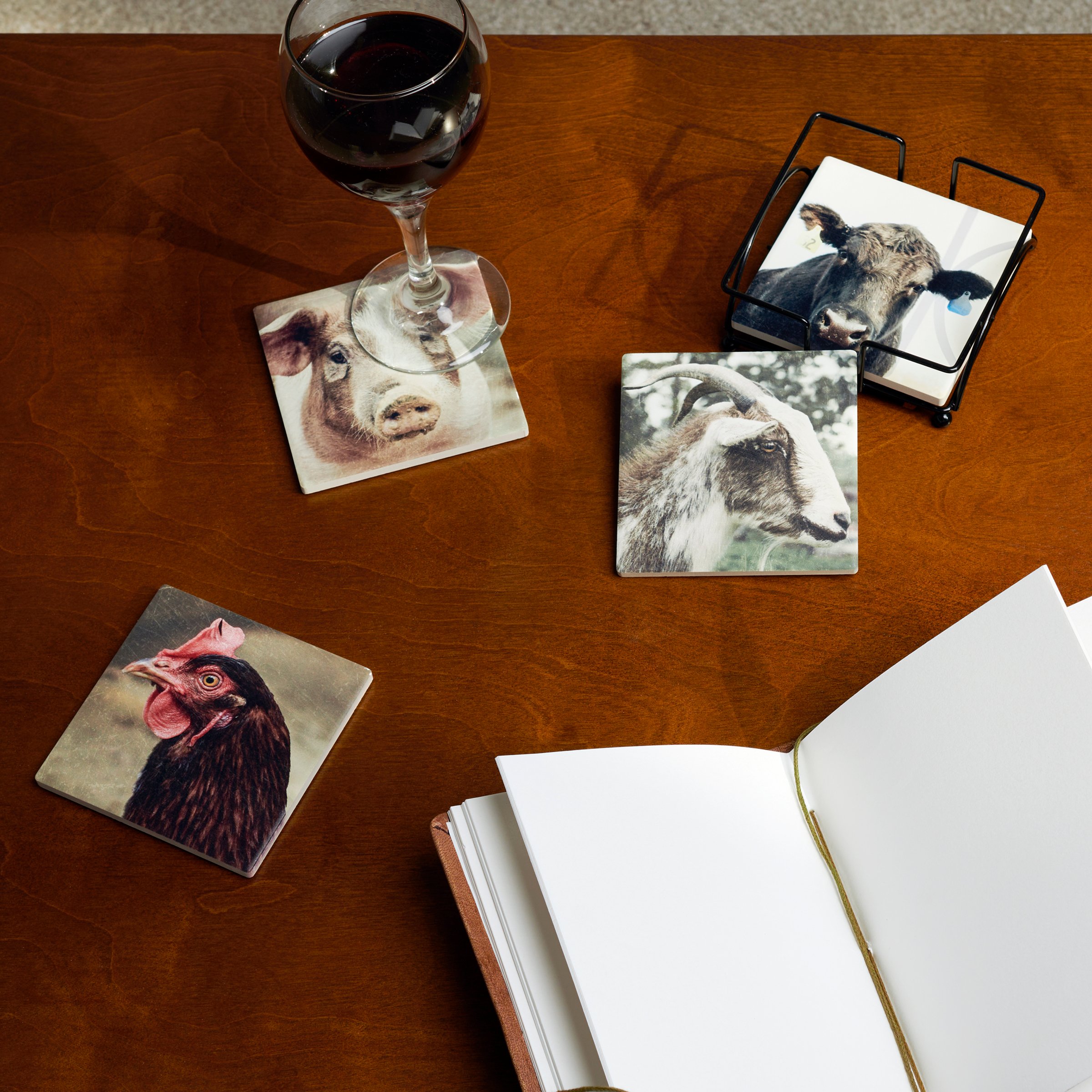 Homestead Coaster Set | Primitives By Kathy