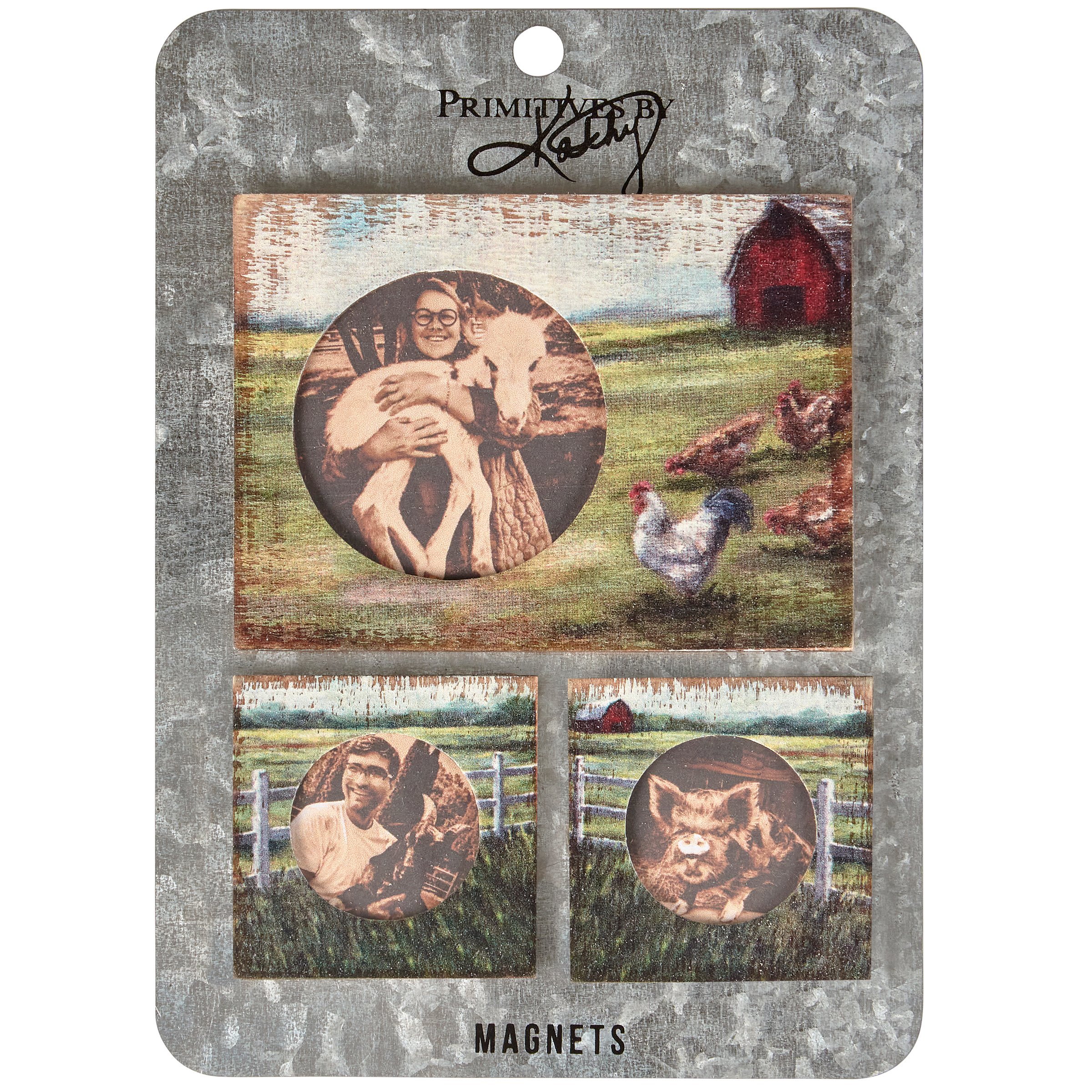 Farm Life Photo Magnet Set | Primitives By Kathy