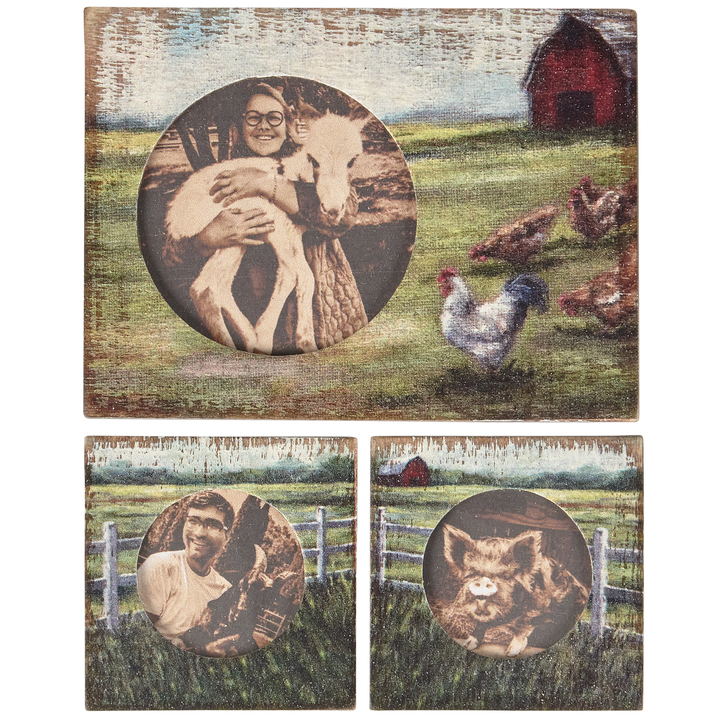 Farm Life Photo Magnet Set | Primitives By Kathy