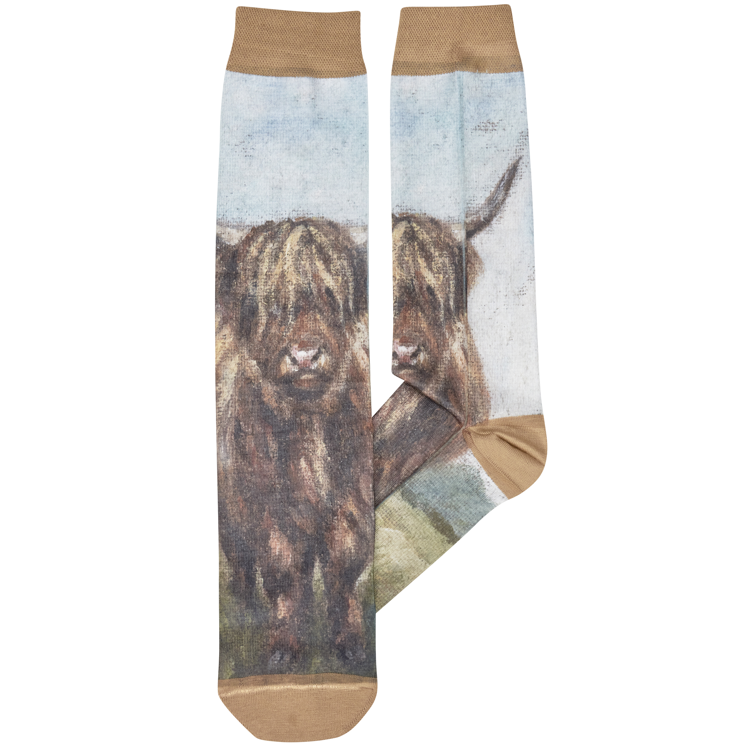 Highland Cows Socks | Primitives By Kathy