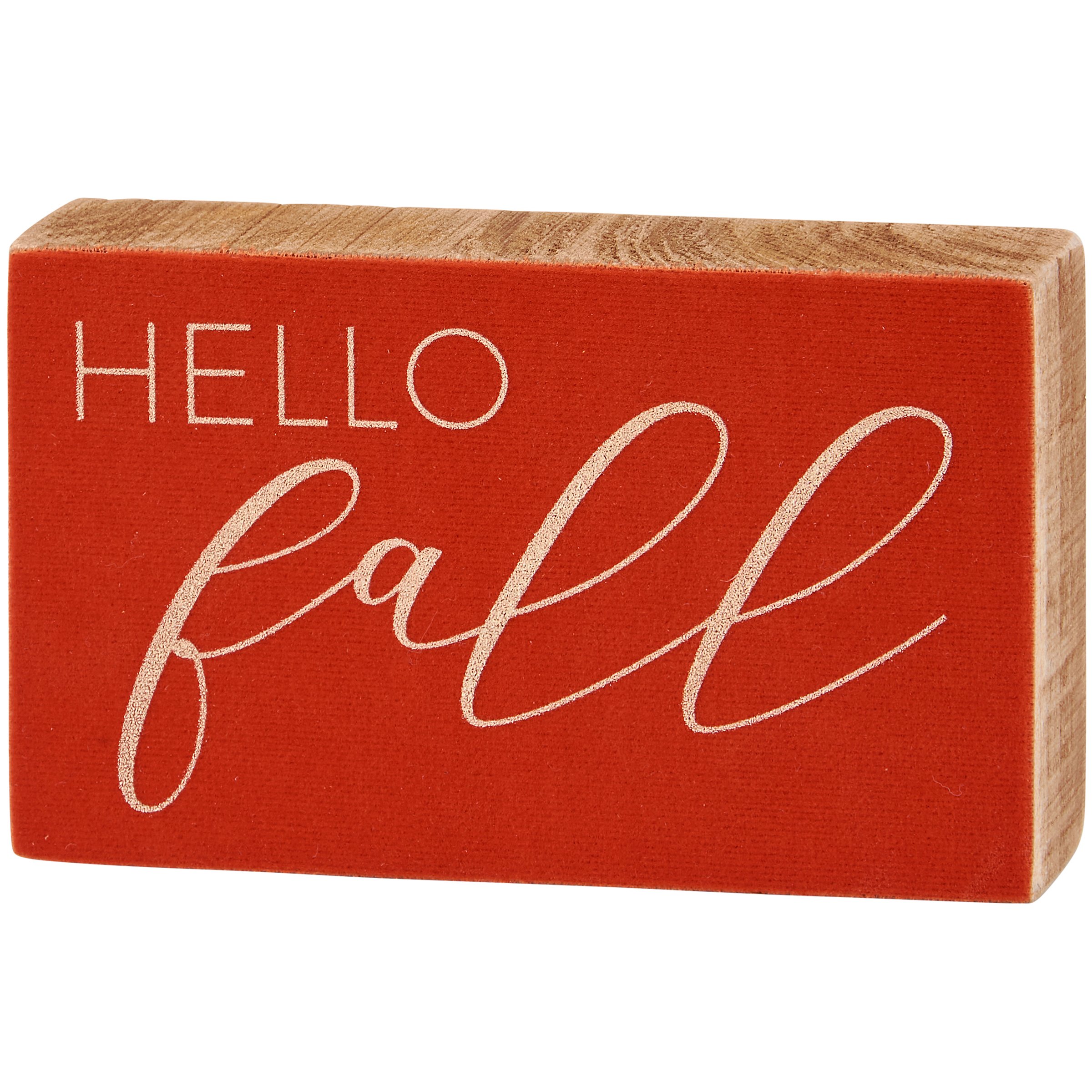 Hello Fall Block Sign | Primitives By Kathy
