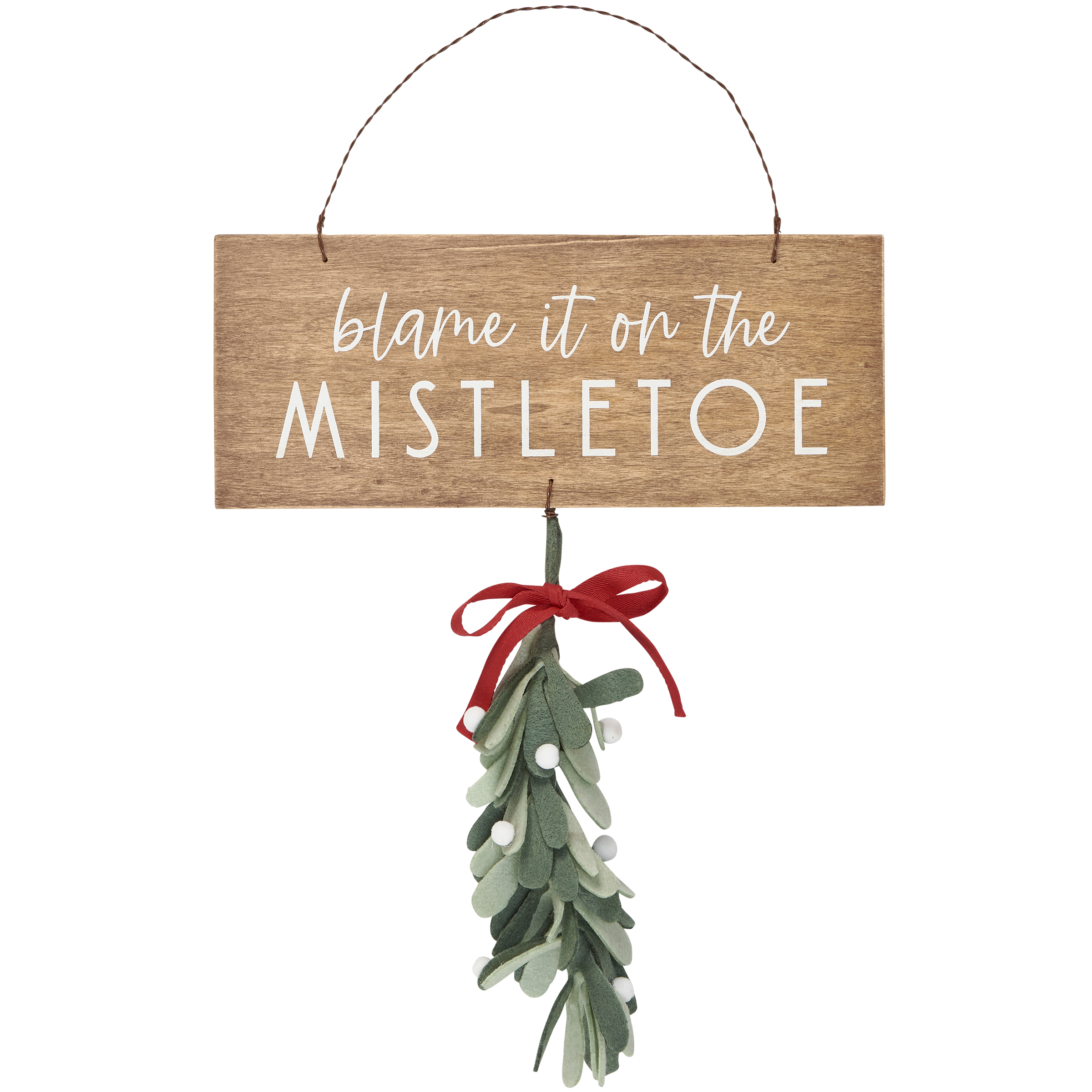 Blame It On The Mistletoe Hanging Decor | Primitives By Kathy