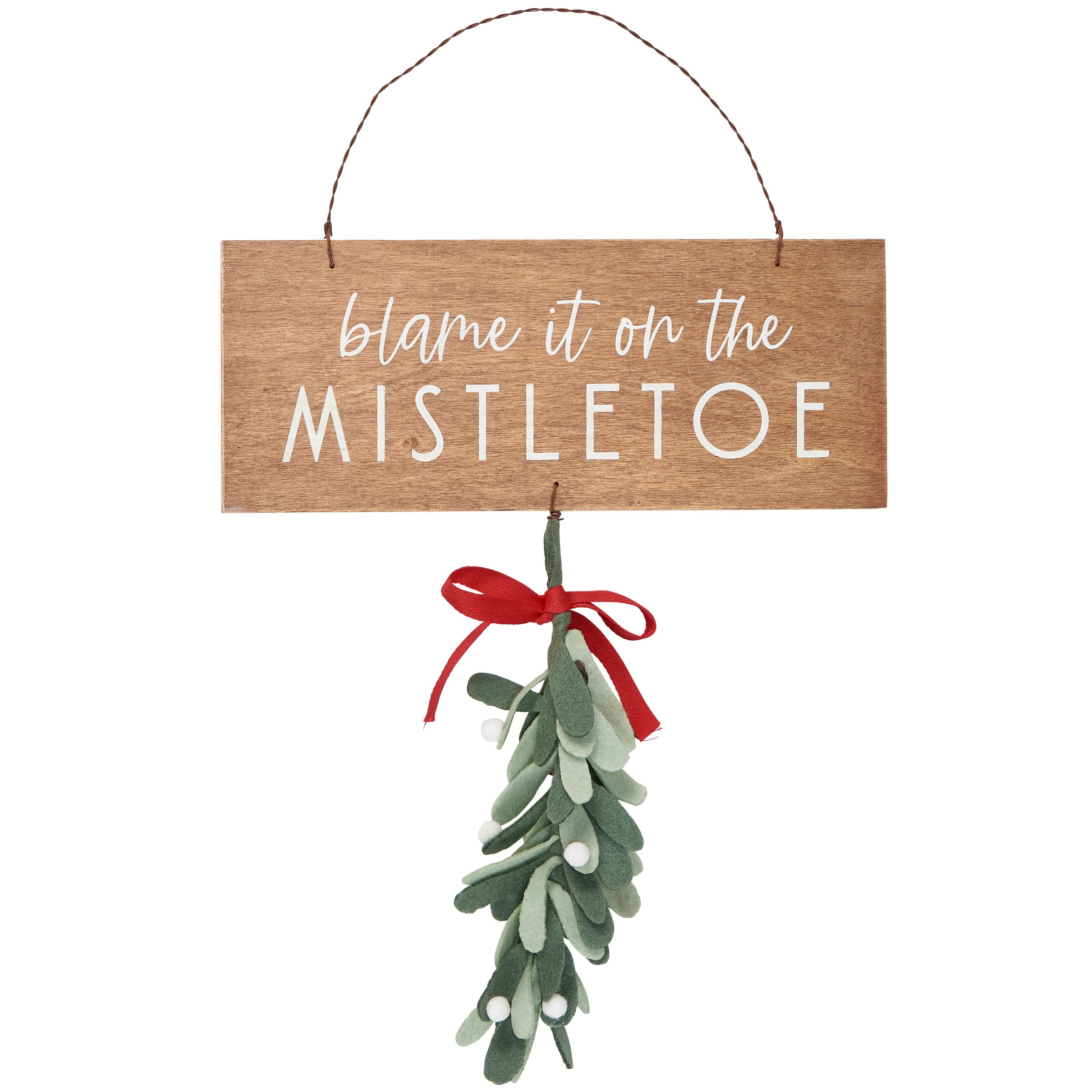 Blame It On The Mistletoe Hanging Decor | Primitives By Kathy