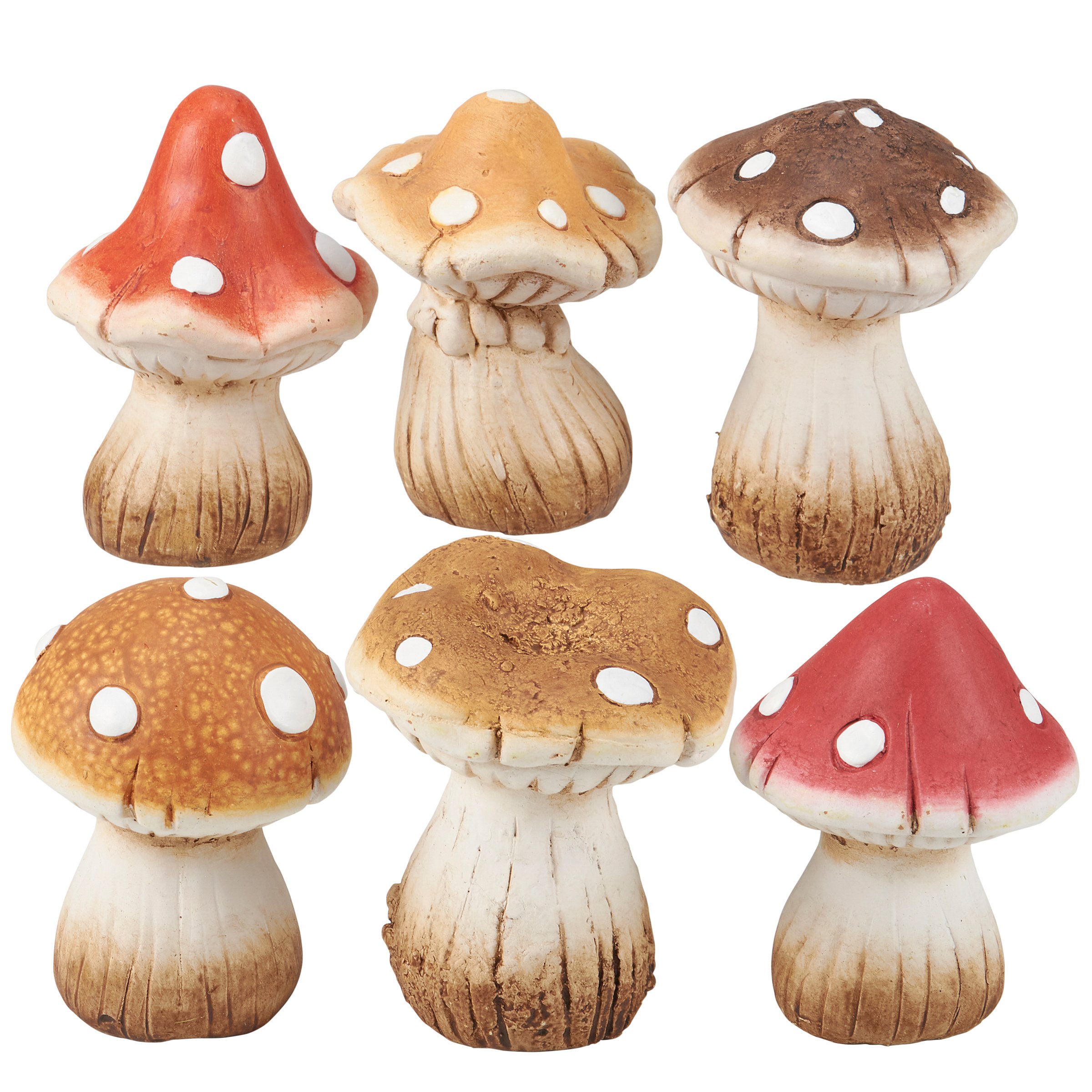 Medium Mushrooms Figurine Set | Primitives By Kathy