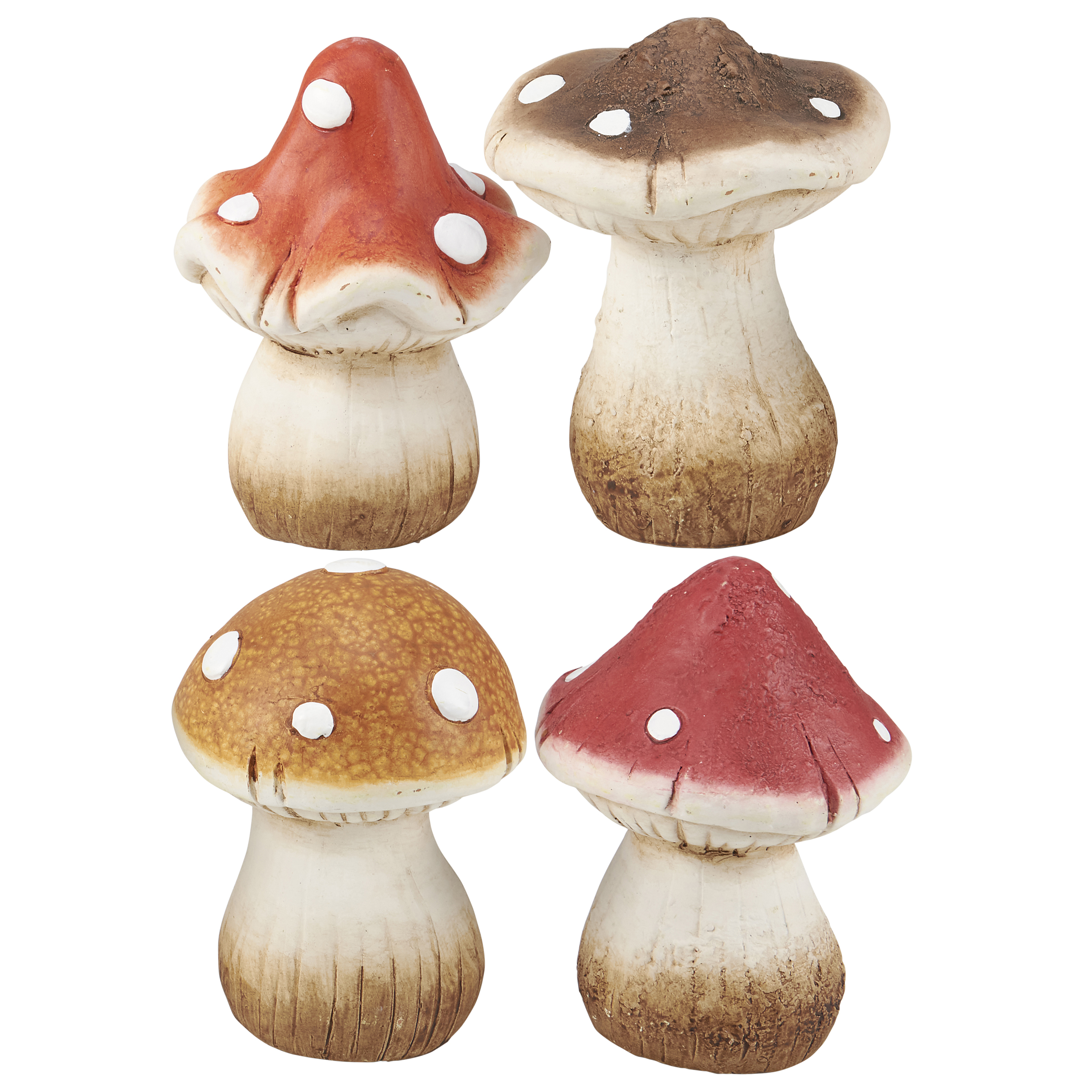 Large Mushrooms Figurine Set | Primitives By Kathy