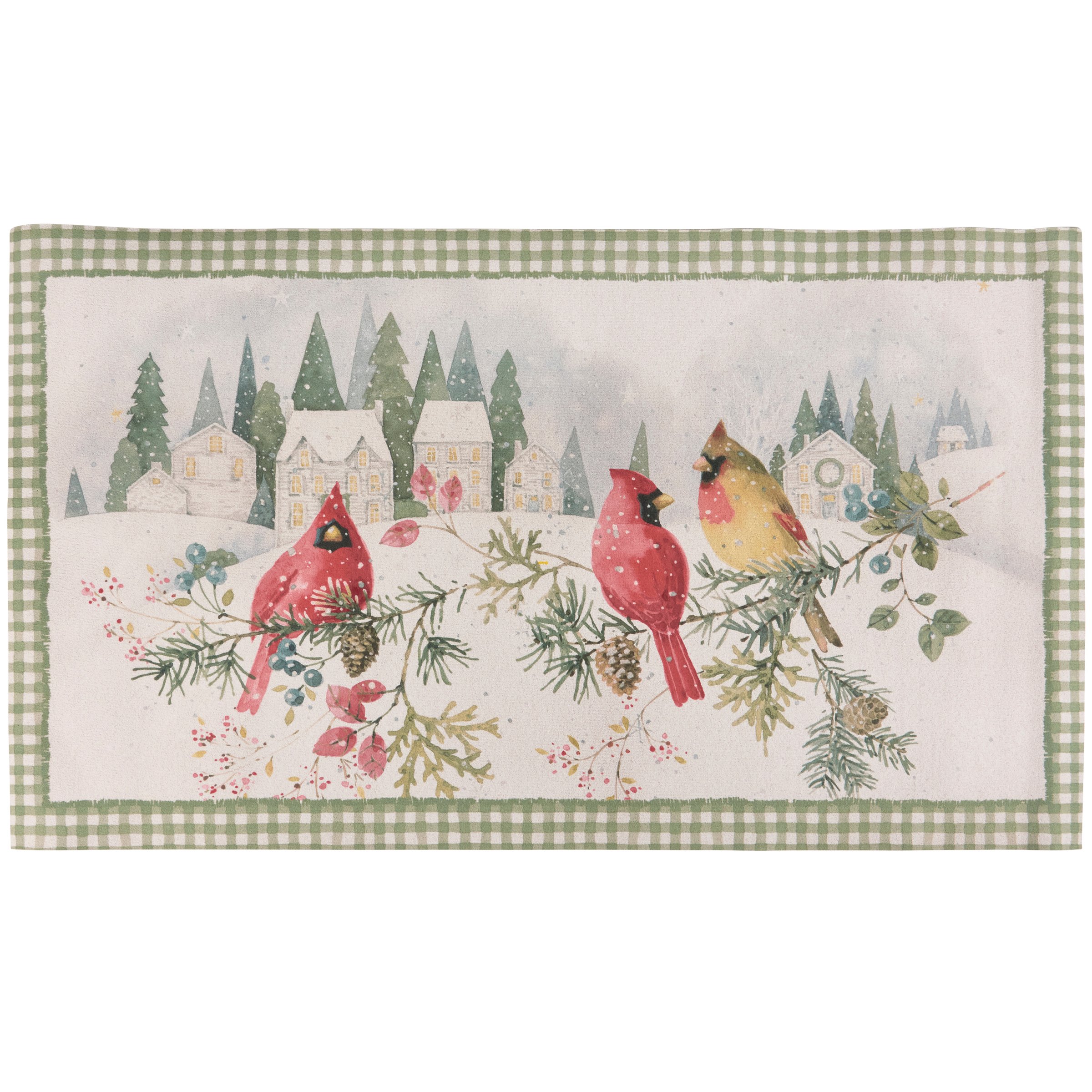 Winter Cardinal Rug | Primitives By Kathy