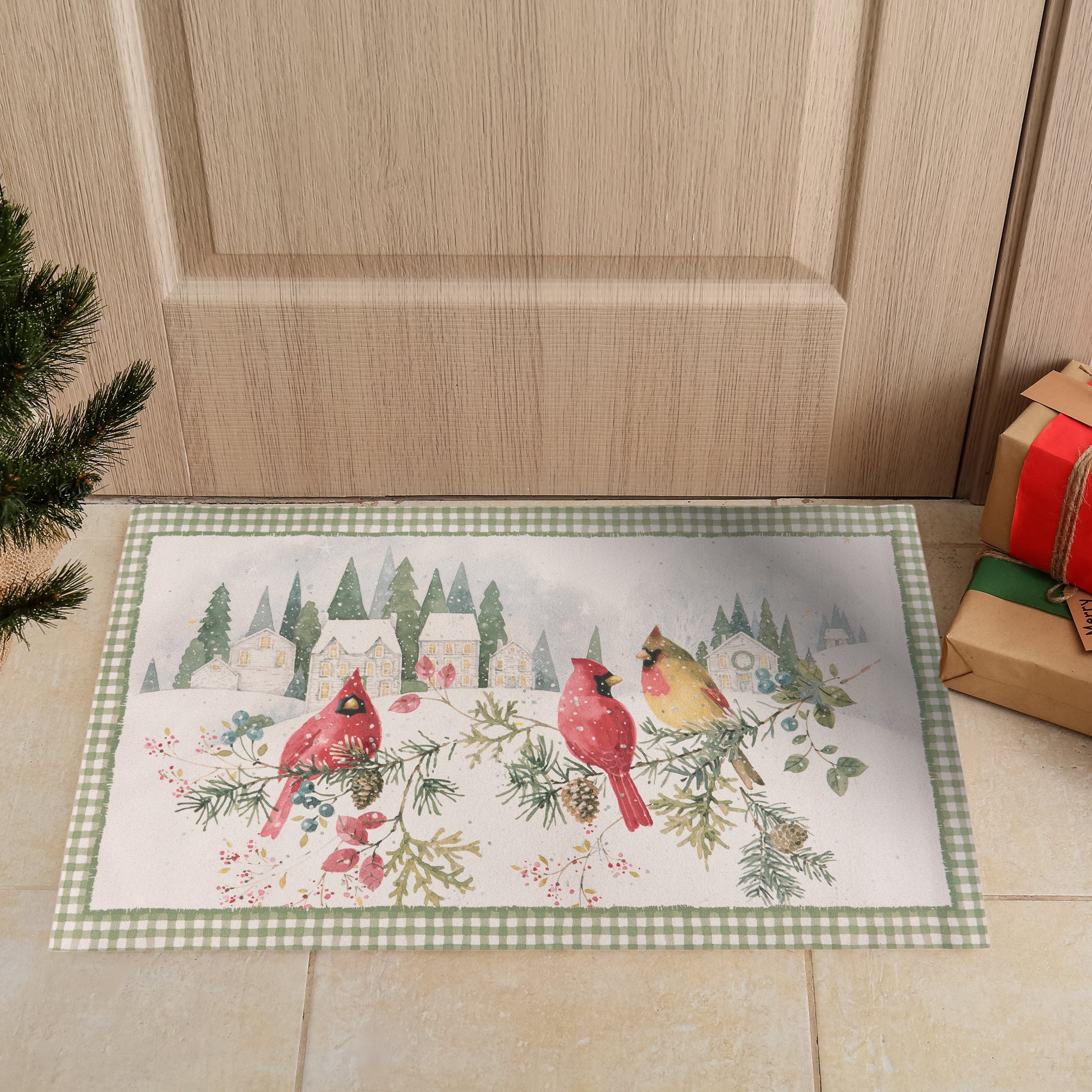 Winter Cardinal Rug | Primitives By Kathy