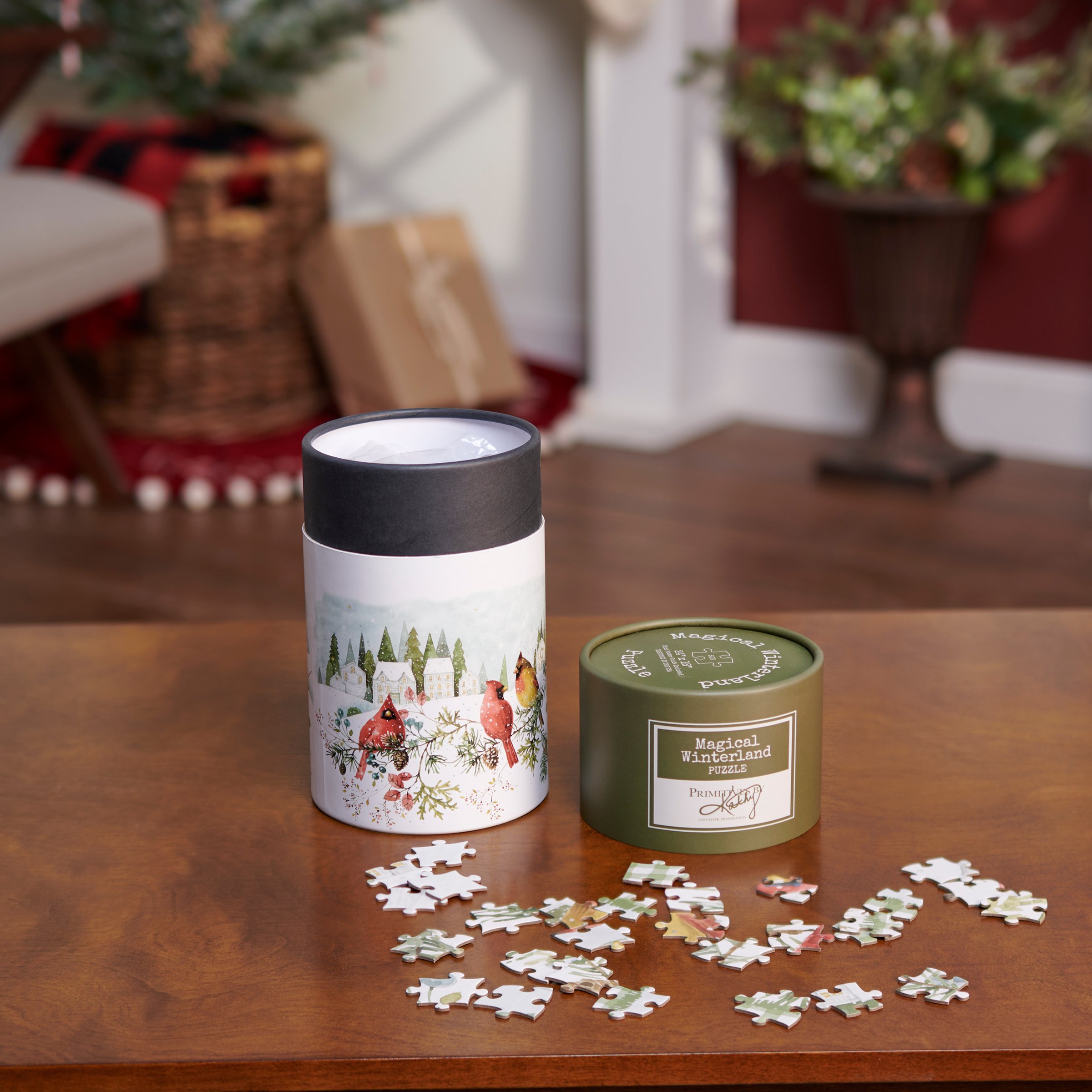 Winter Cardinal Puzzle | Primitives By Kathy