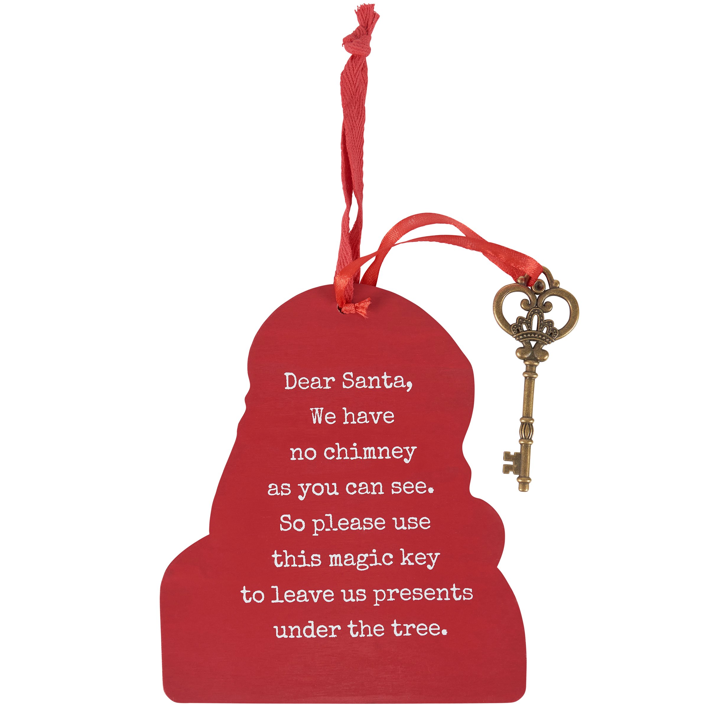 Merry Santa Key Ornament | Primitives By Kathy
