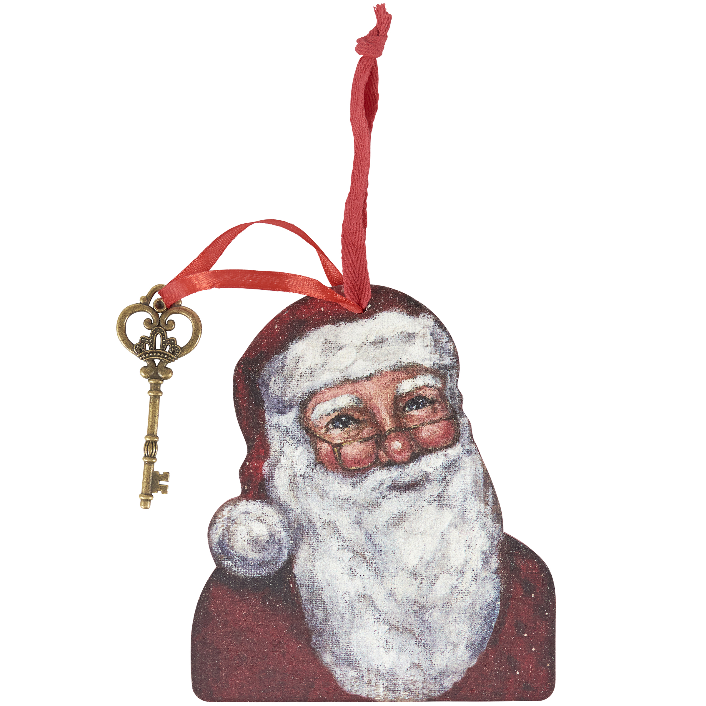 Merry Santa Key Ornament | Primitives By Kathy