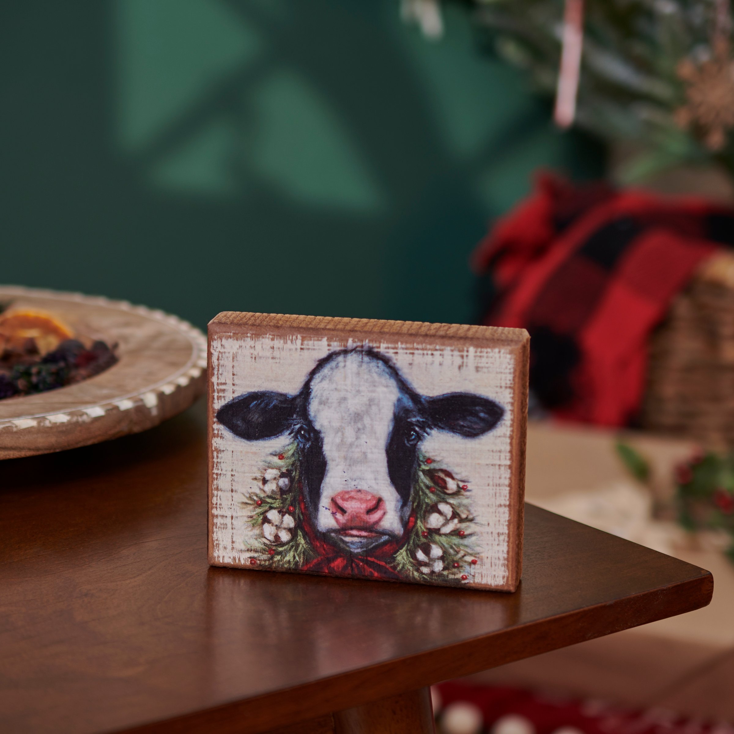 Merry Calf Block Sign | Primitives By Kathy