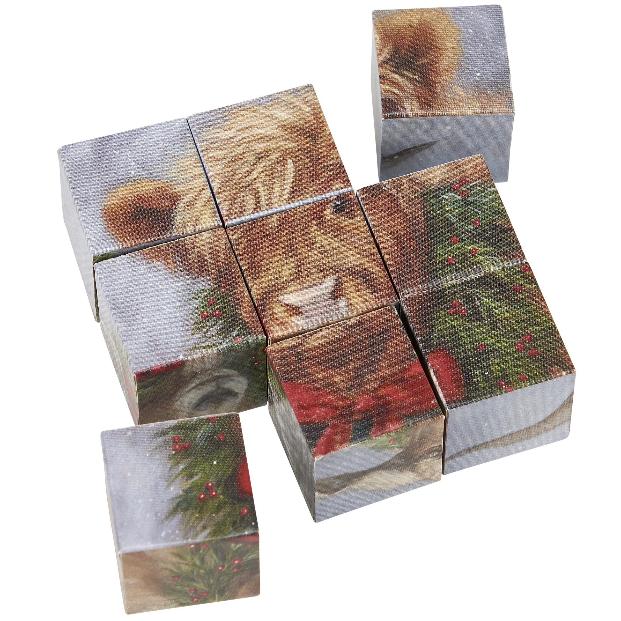 Christmas Animal Church Puzzle | Primitives By Kathy