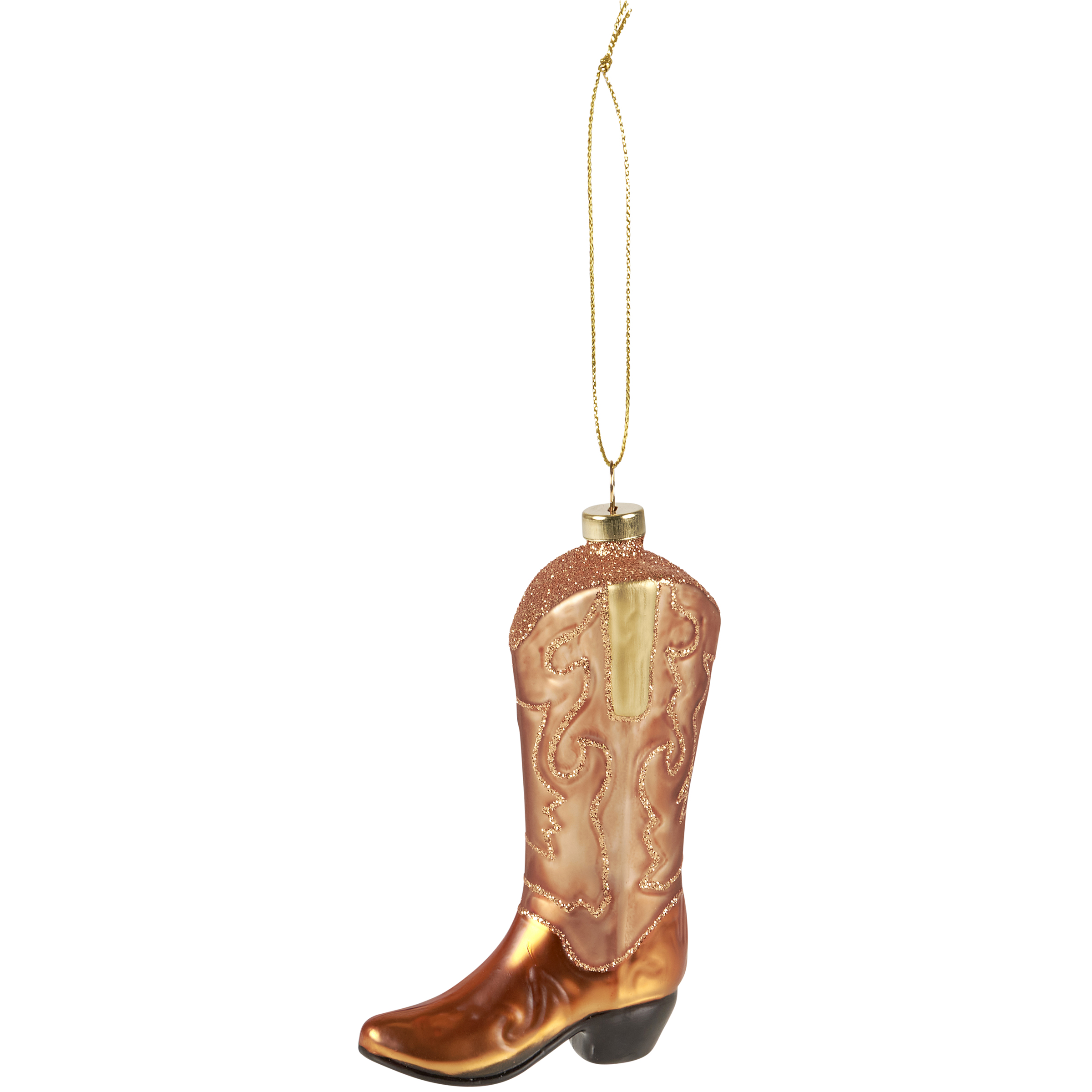 Glass Cowboy Boot Ornament | Primitives By Kathy
