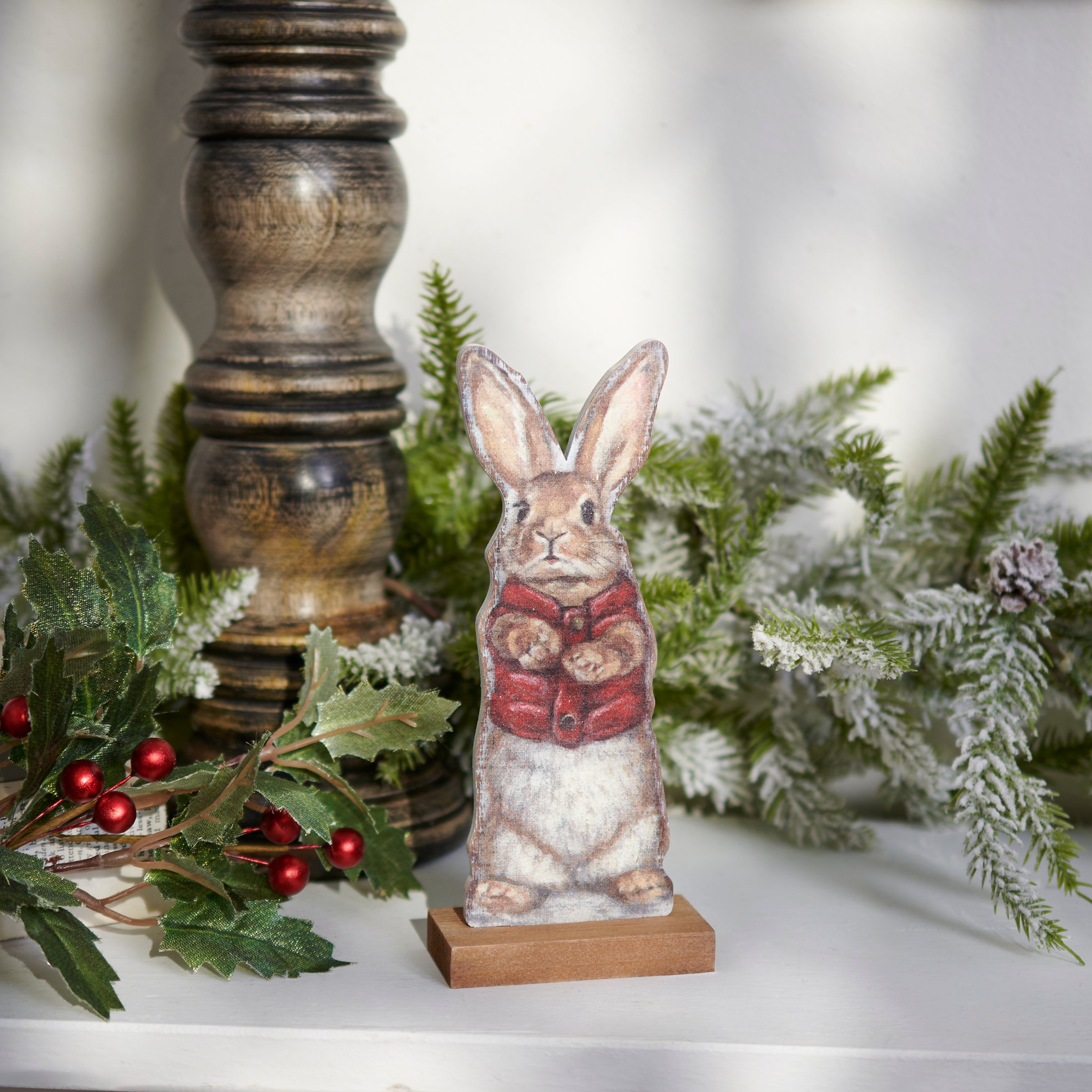Winter Bunny Stand Up | Primitives By Kathy