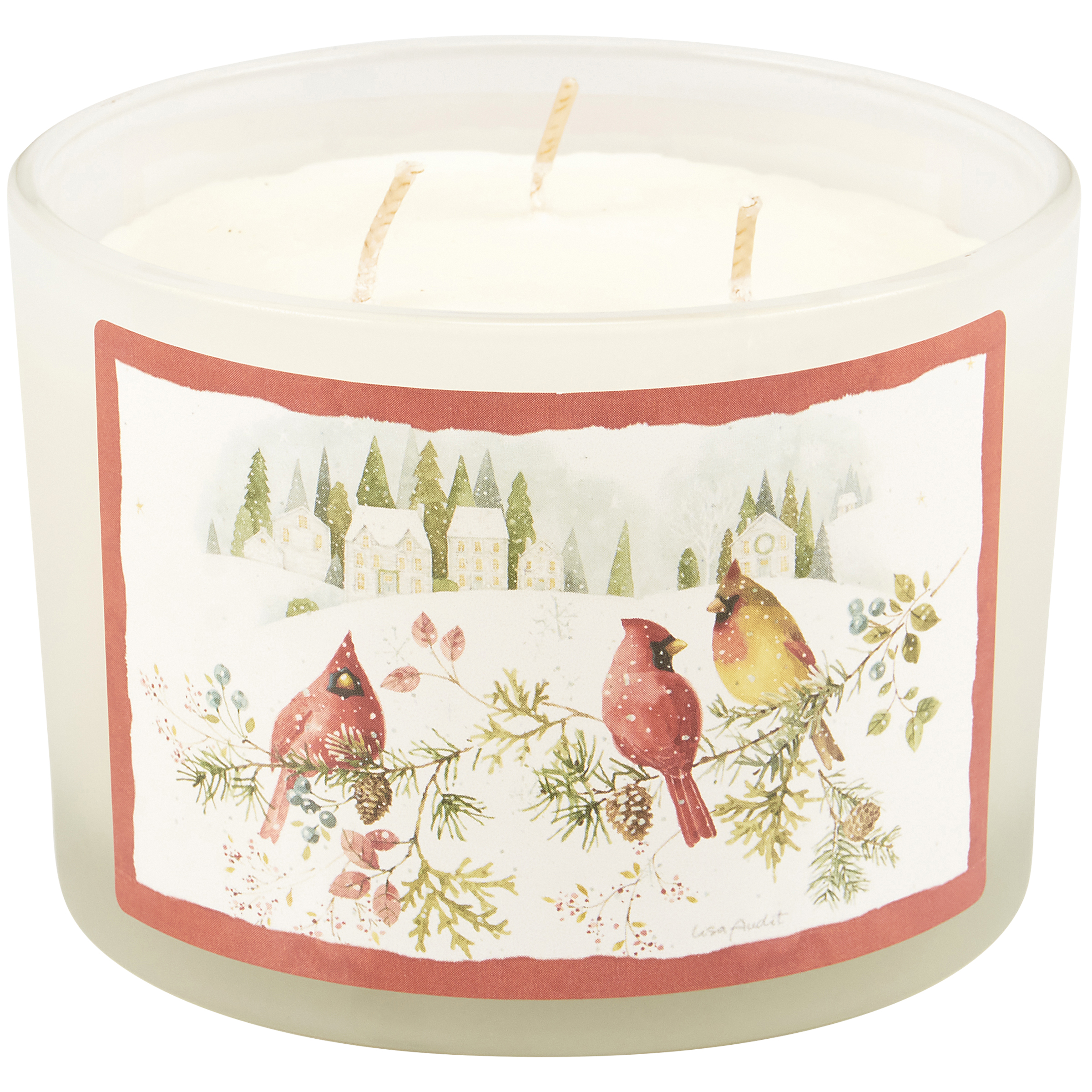 Winter Cardinal Candle | Primitives By Kathy