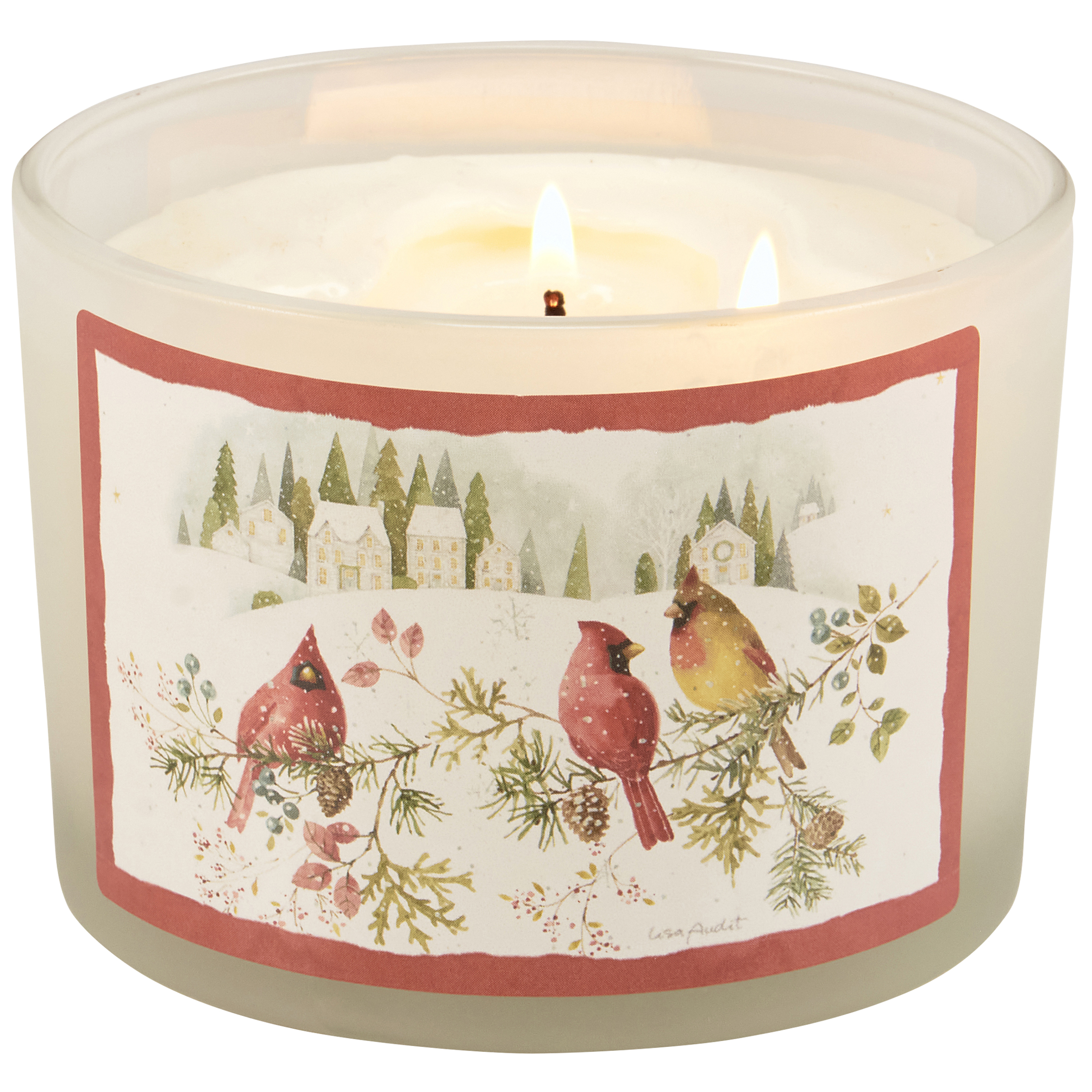 Winter Cardinal Candle | Primitives By Kathy