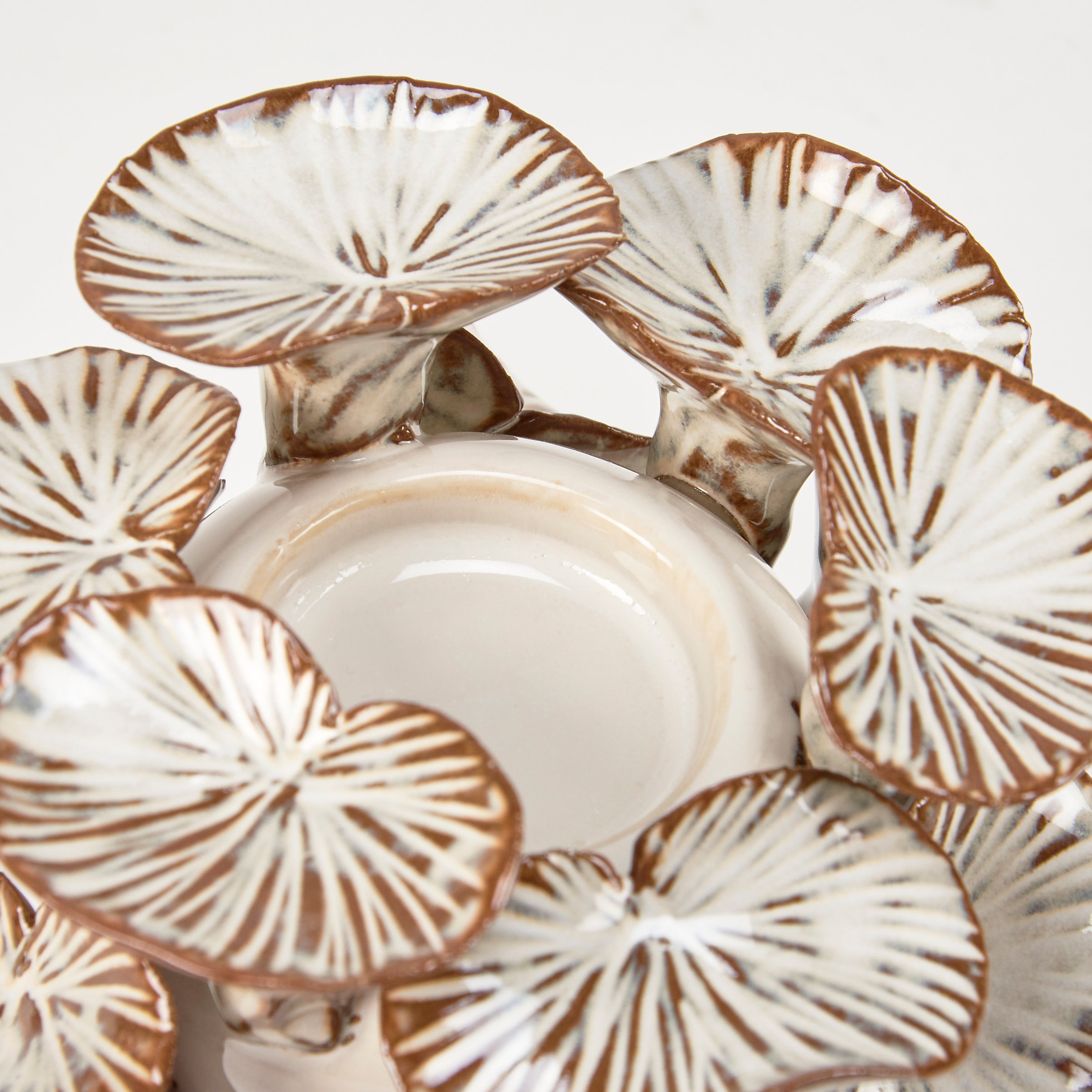 Trumpet Mushrooms Candle Holder | Primitives By Kathy