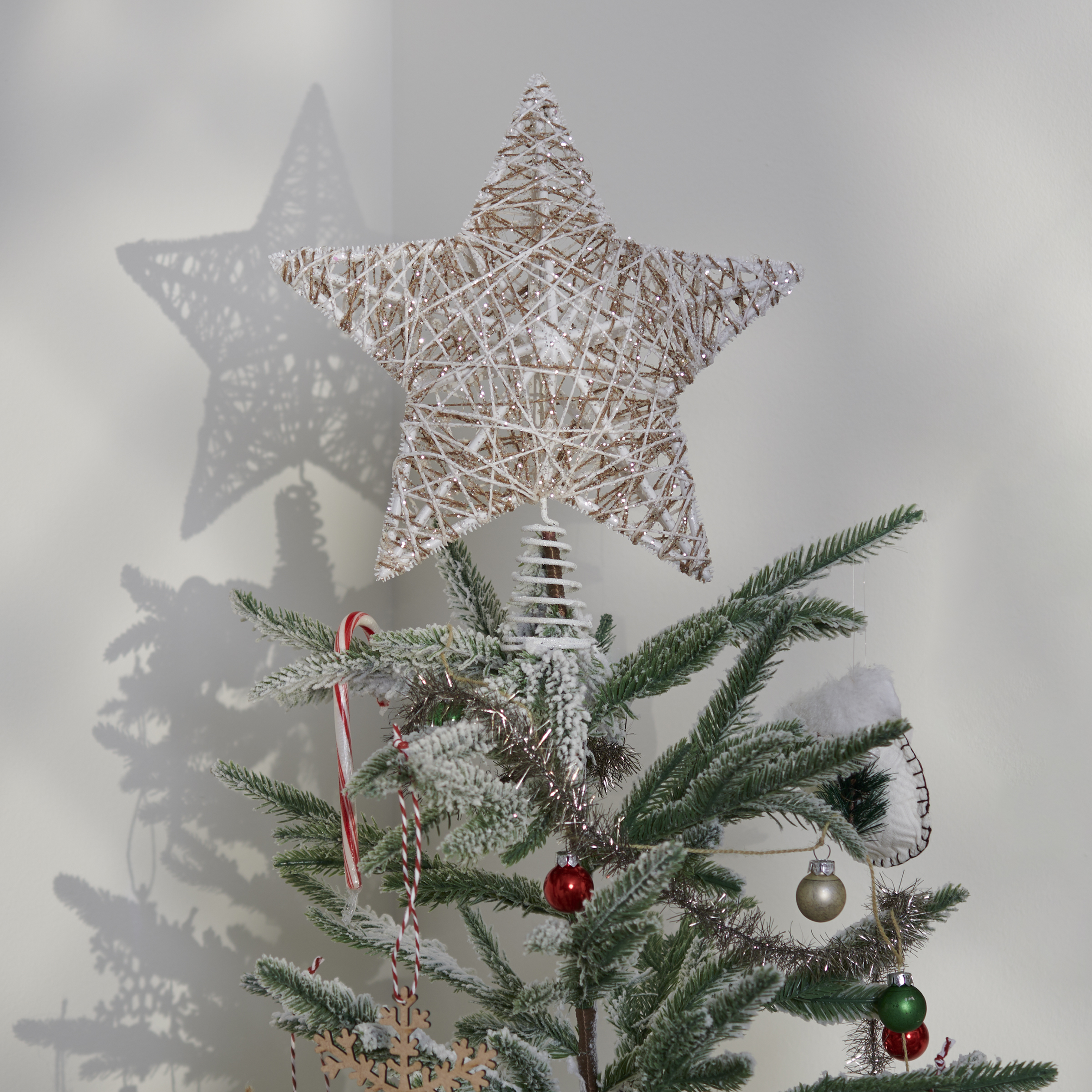 Glitter Star Tree Topper | Primitives By Kathy