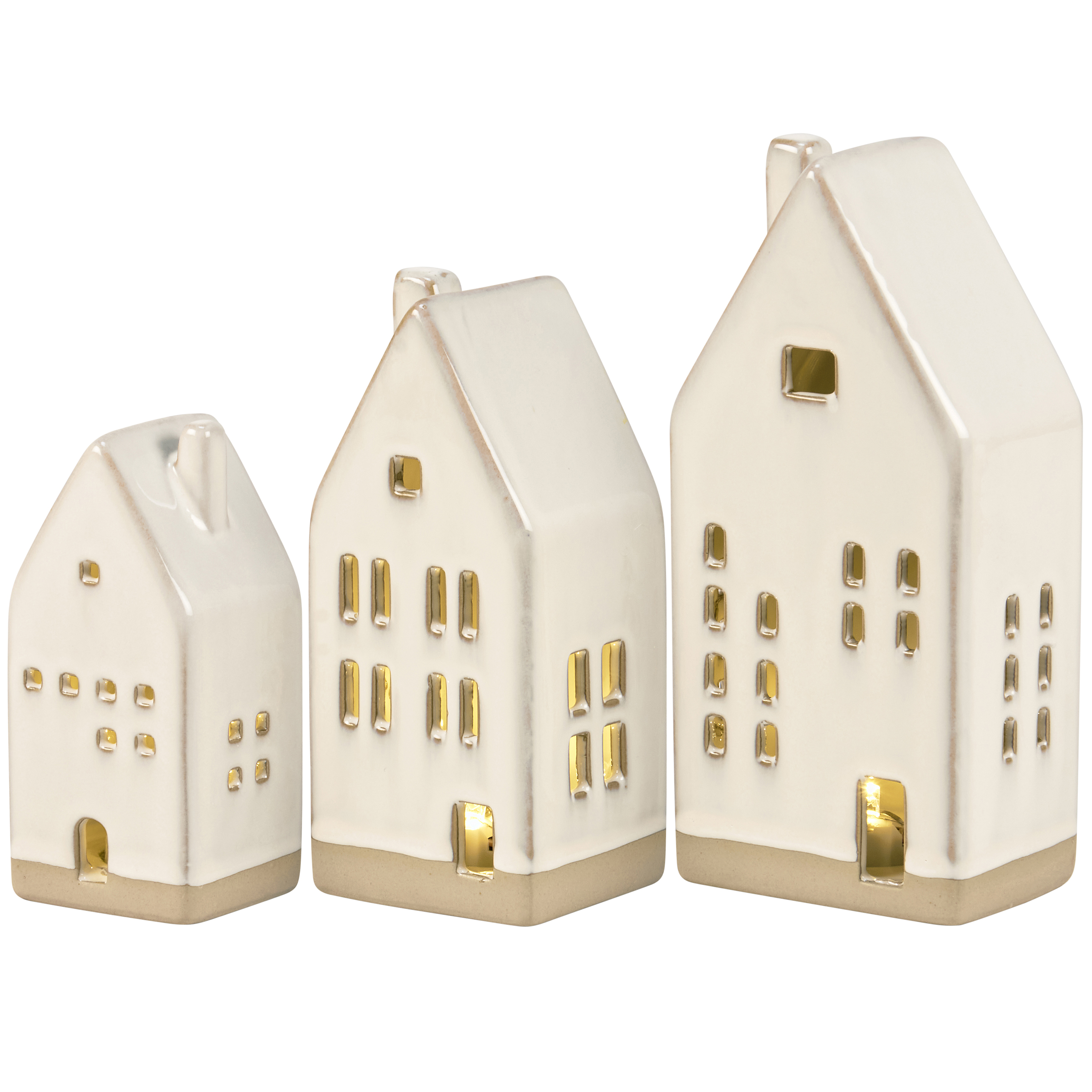 Lighted House Figurine Set | Primitives By Kathy