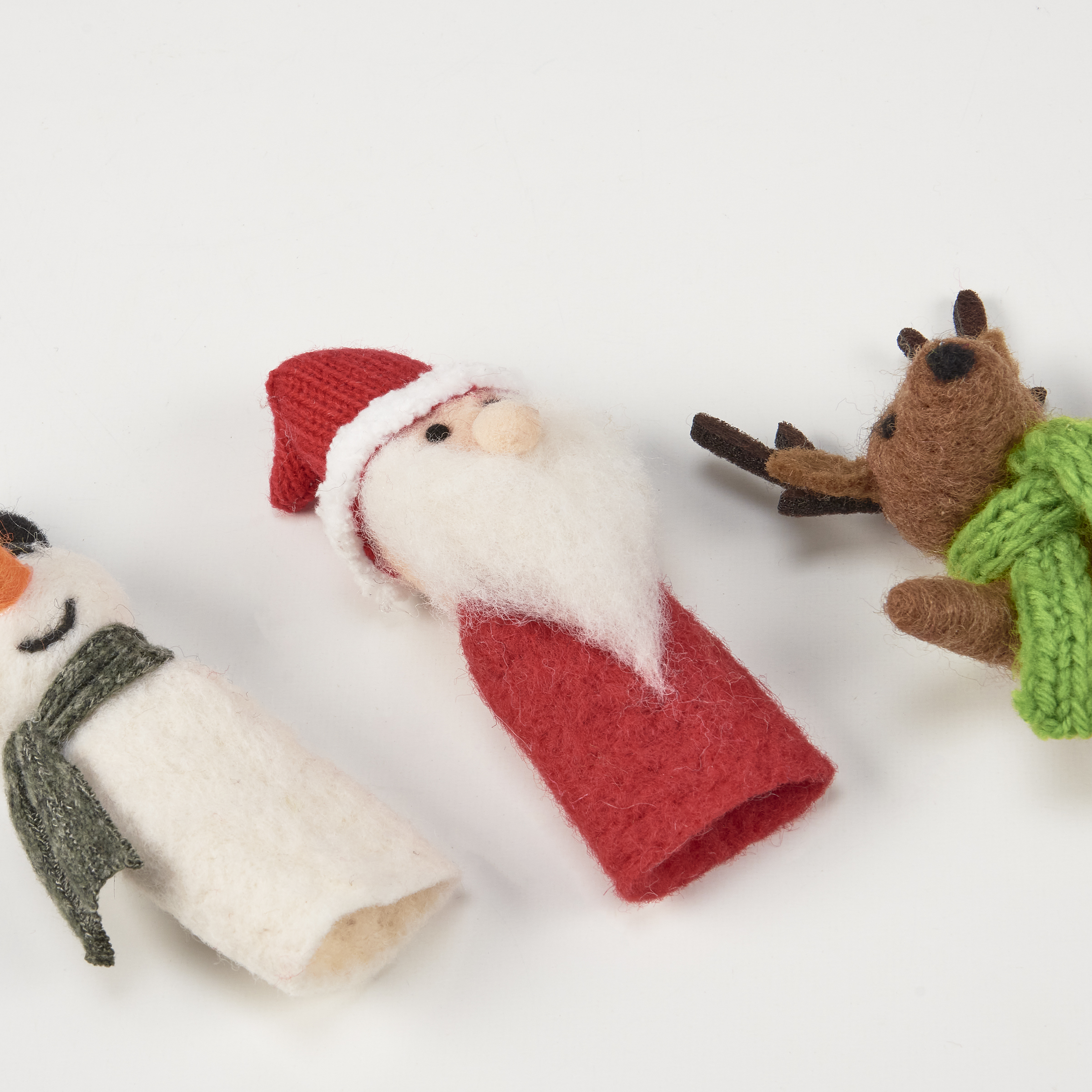 Christmas Finger Puppets Critter Set | Primitives By Kathy