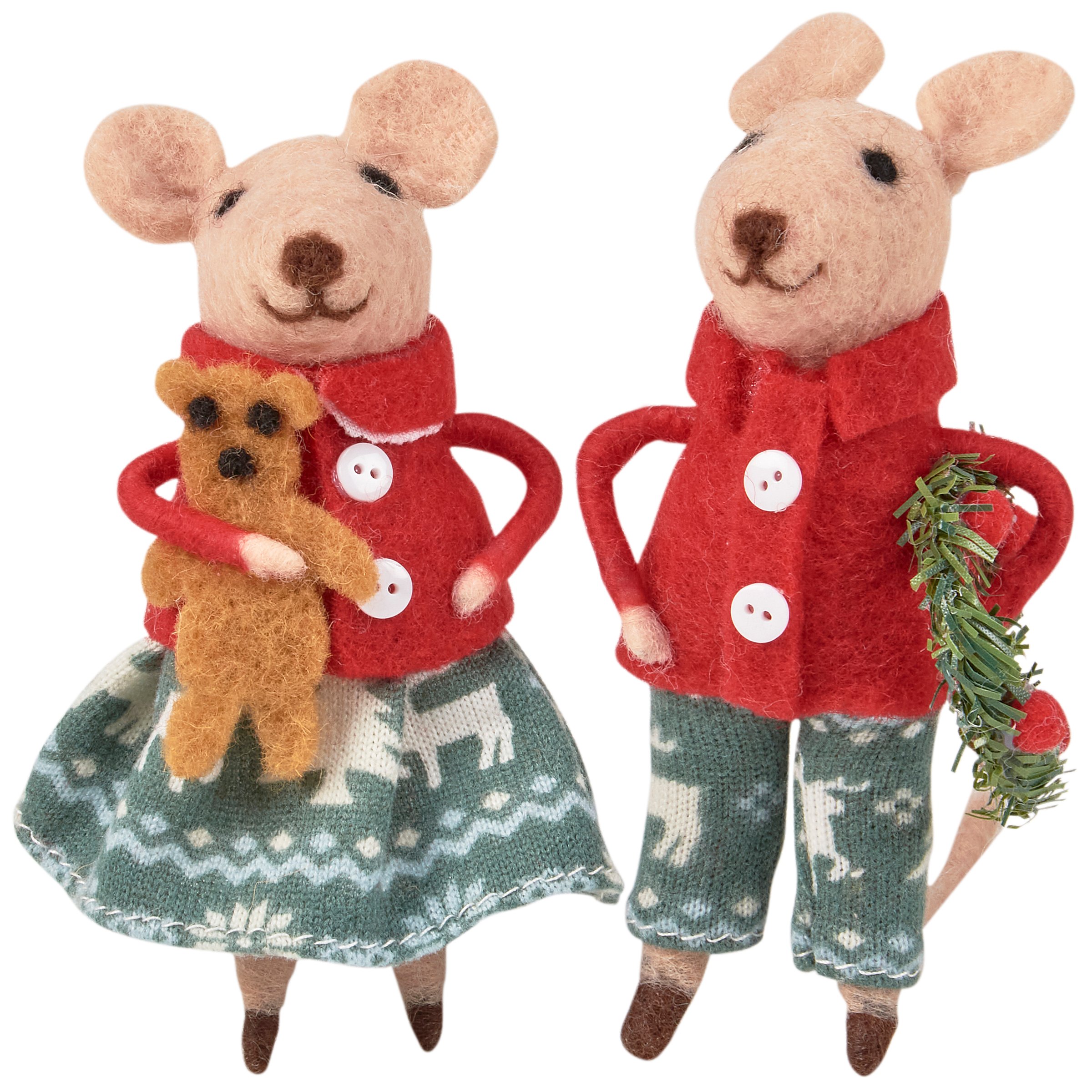 Christmas Day Mice Critter Set | Primitives By Kathy