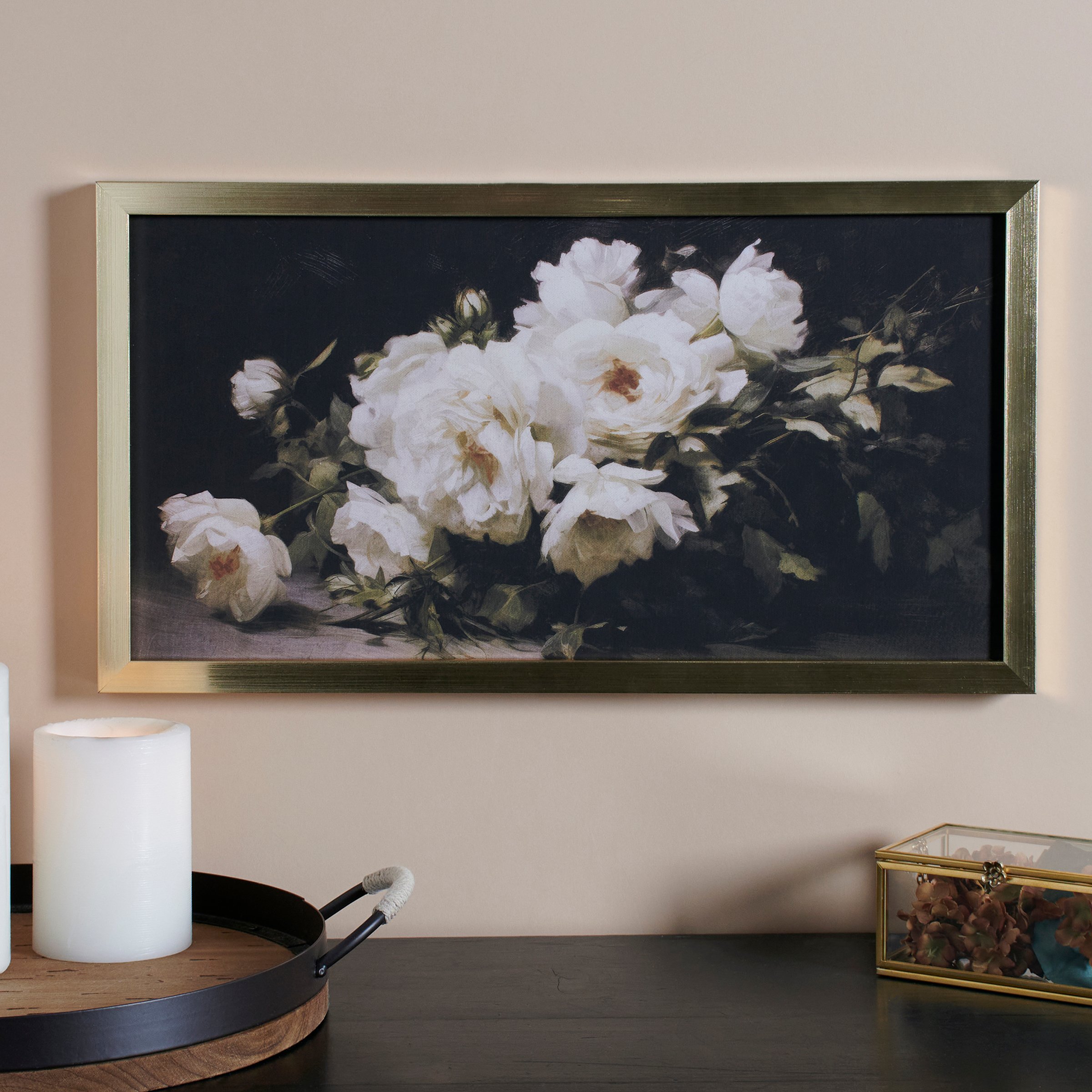 White Peony Wall Art | Primitives By Kathy