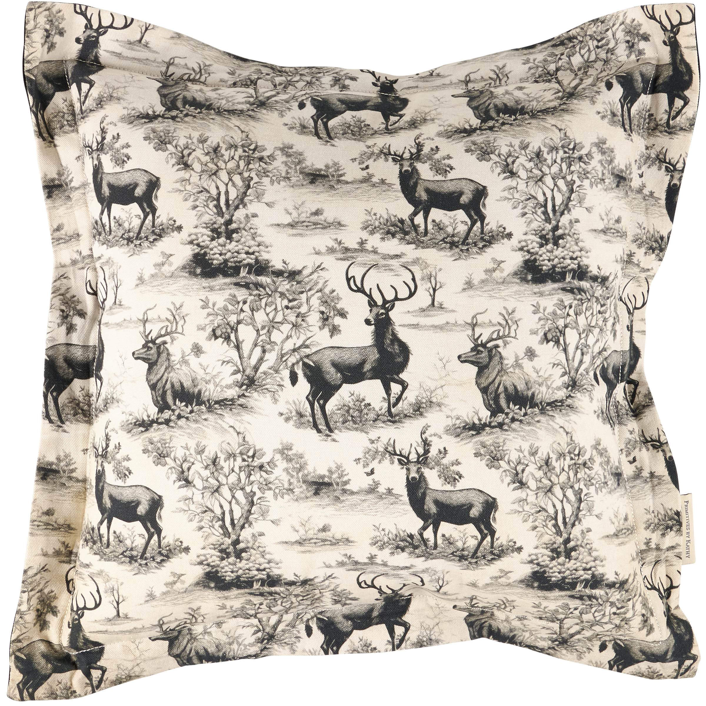 Deer Toile Pillow | Primitives By Kathy
