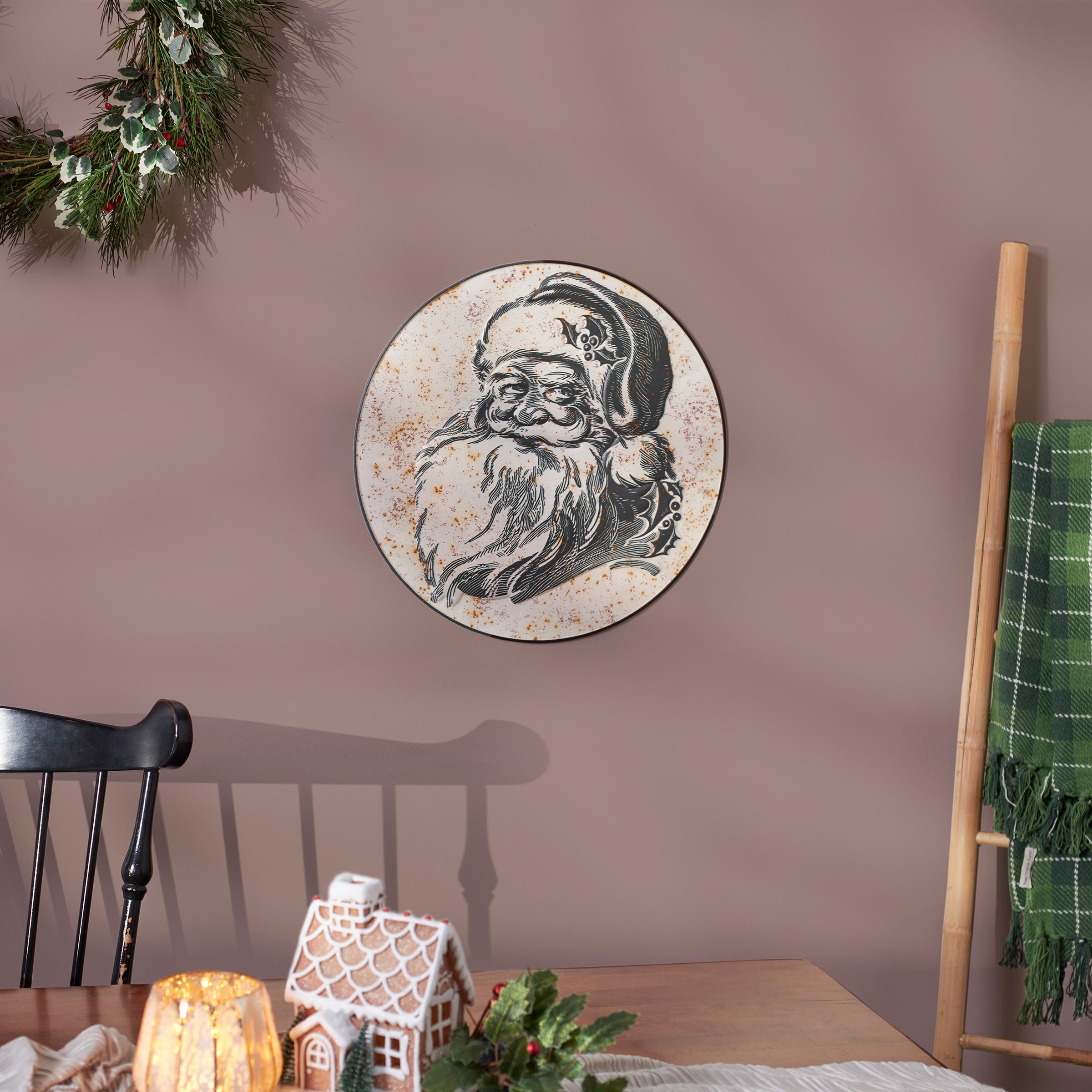 Vintage Santa Wall Decor | Primitives By Kathy