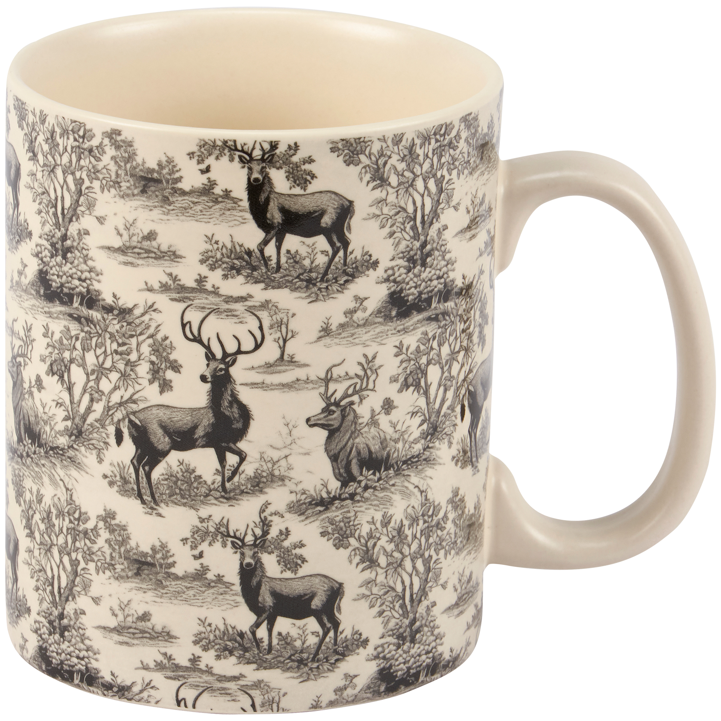 Deer Toile Mug | Primitives By Kathy